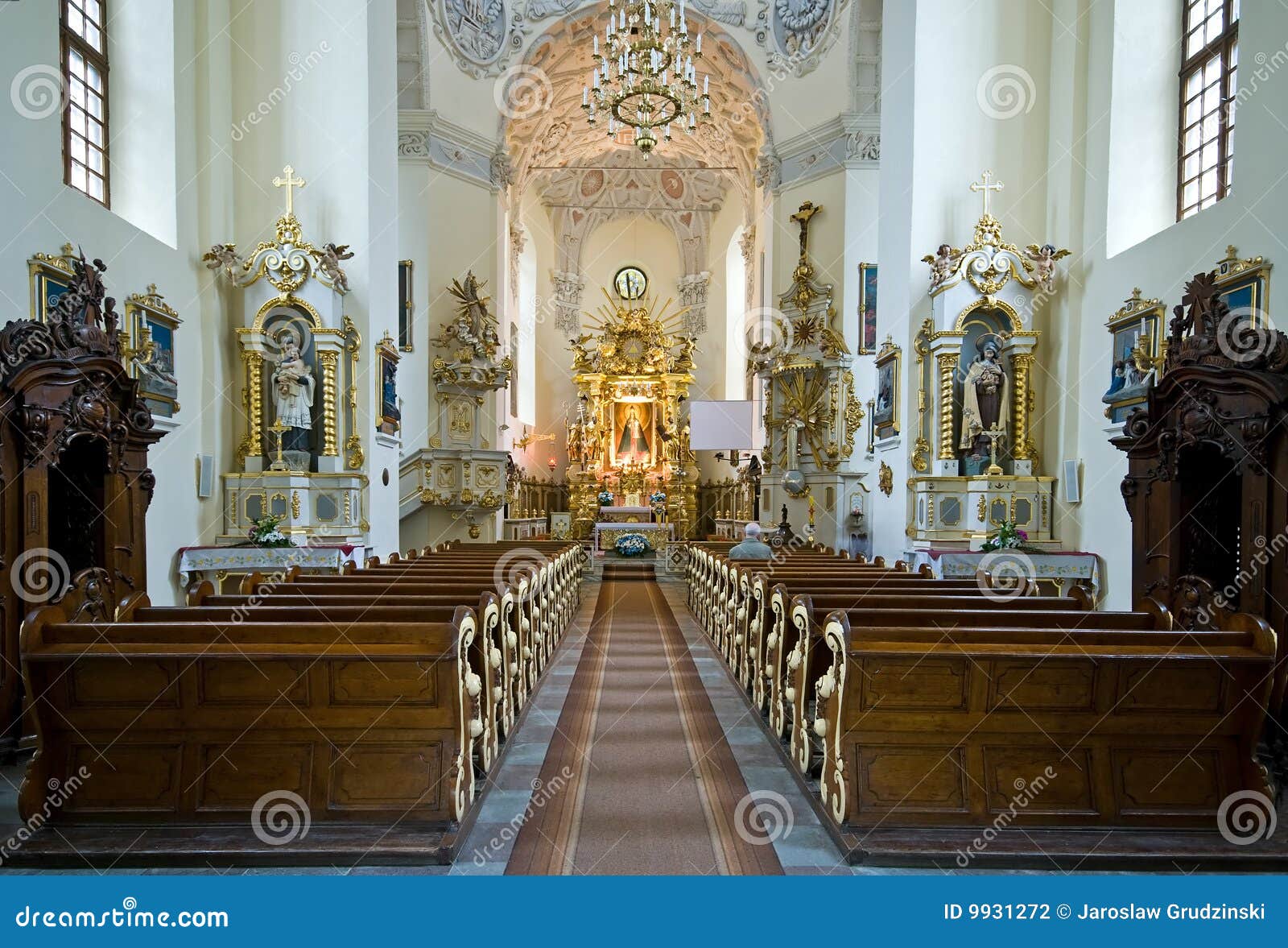 Old Catholic Church Interior Editorial Photography - Image of devotion ...