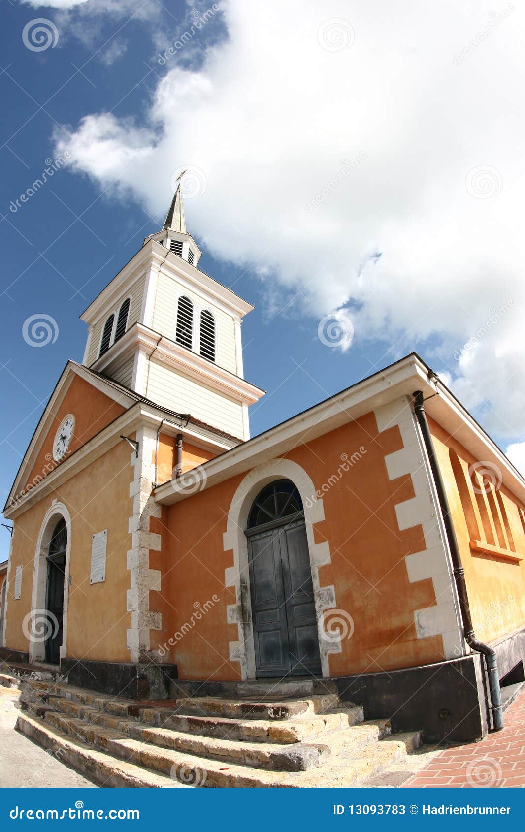 Old Catholic Church of Martinique Stock Image - Image of edifice ...