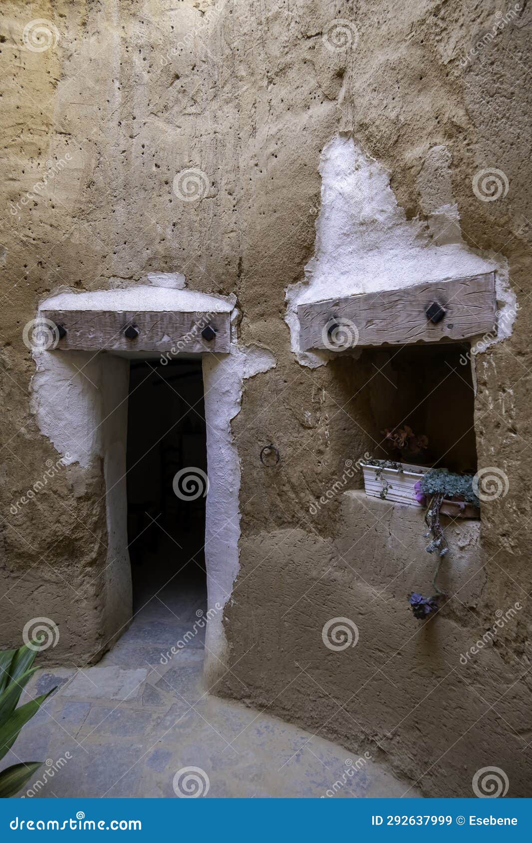 Old cave door stock image. Image of basement, home, travel - 292637999