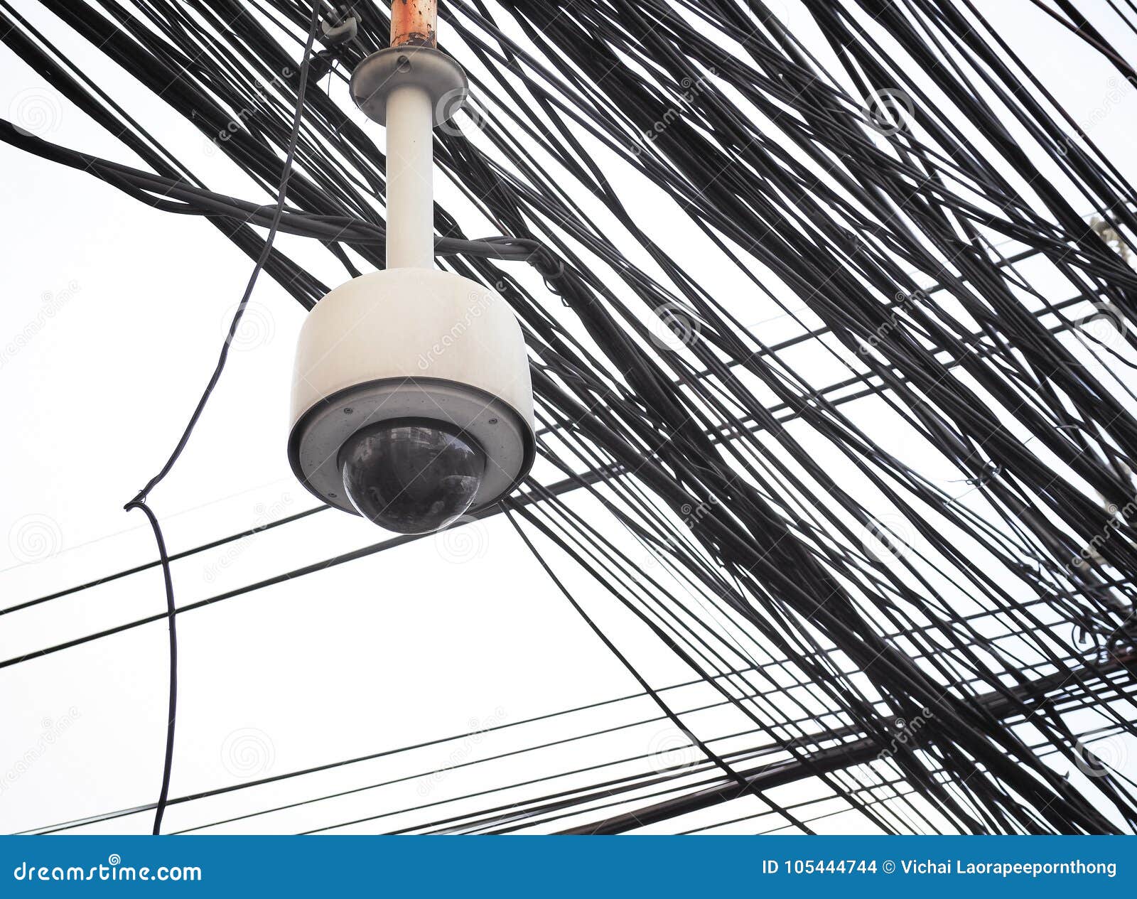 Old CCTV Camera Security Hanging on Chaos of Cables Stock Photo - Image ... Old CCTV Camera Security Hanging on Chaos of Cables Stock Photo - Image ...
