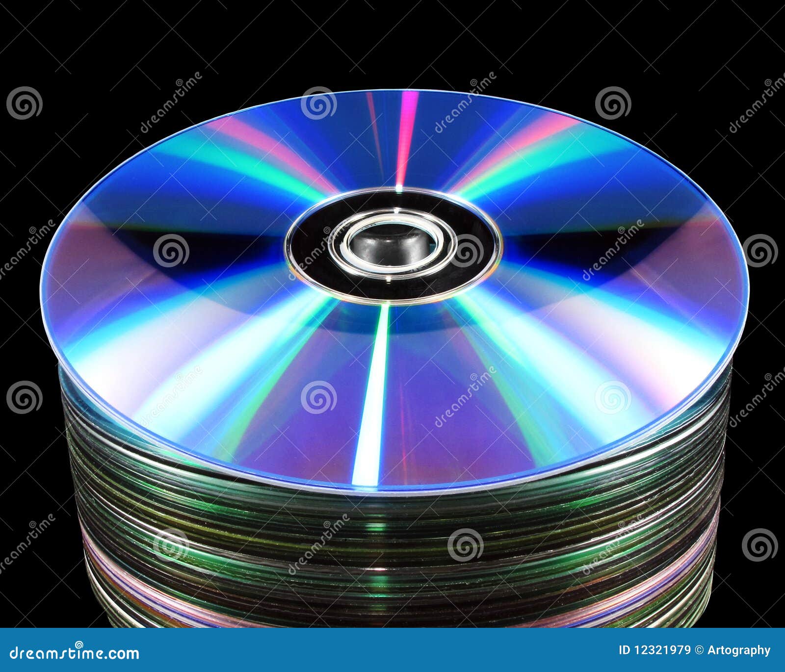 Old CDs stock image. Image of light, path, bundle, macro - 12321979