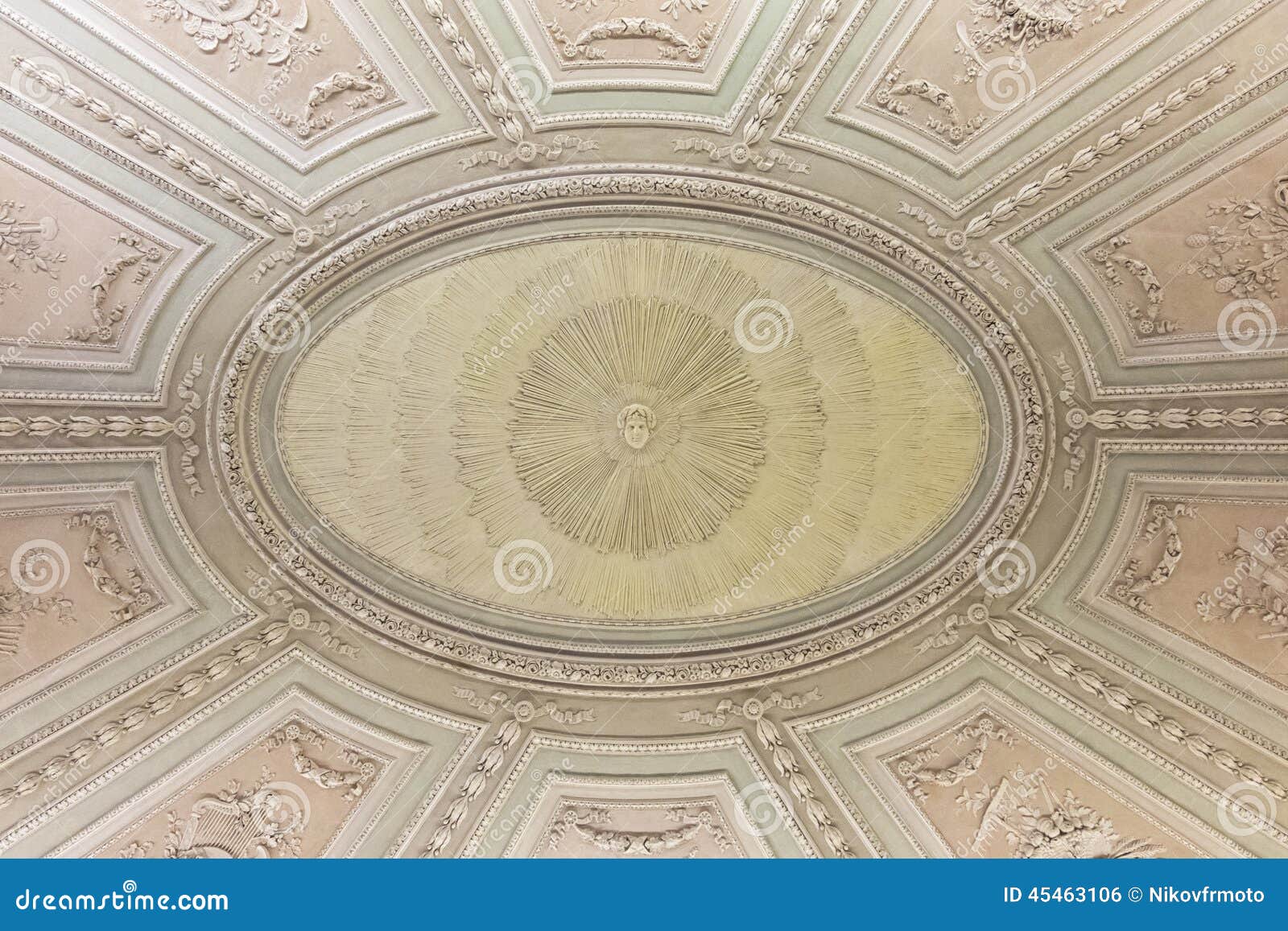 Old ceiling stock photo. Image of saint, dome, vintage - 45463106
