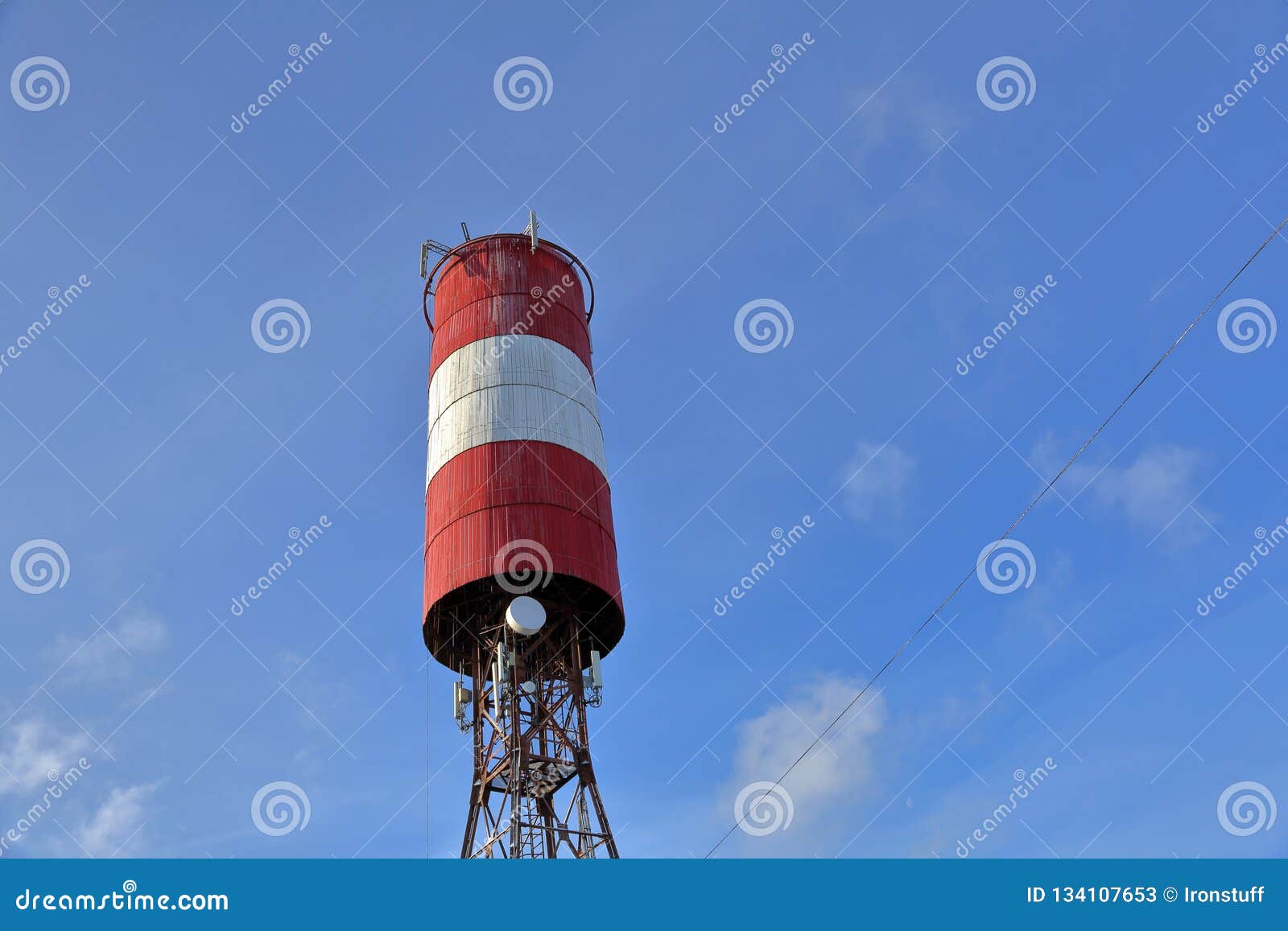 Old cell tower stock image. Image of operator, high - 134107653