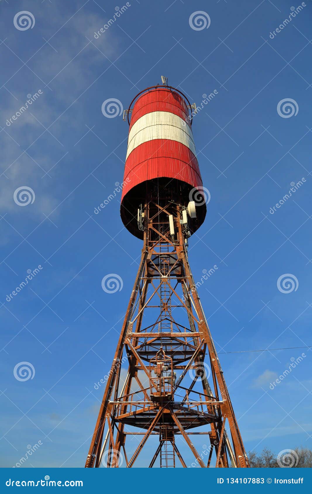 Old cell tower stock image. Image of iron, phone, operator - 134107883