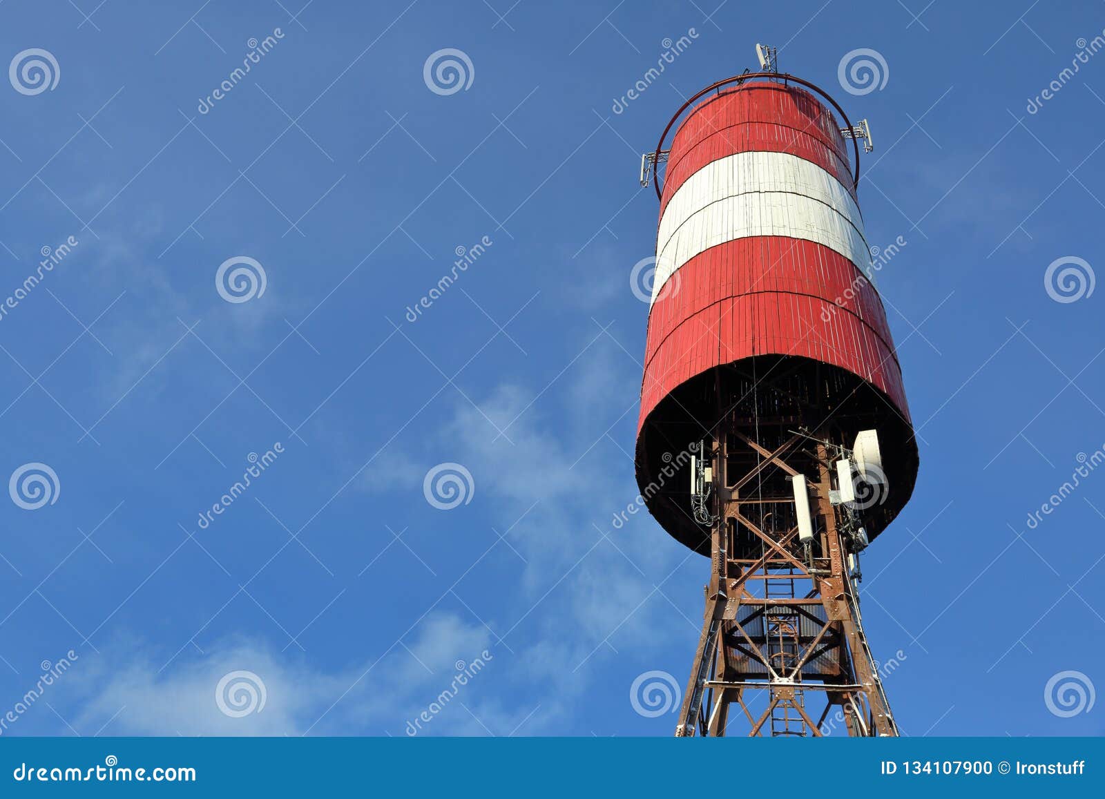 Old cell tower stock photo. Image of phone, network - 134107900