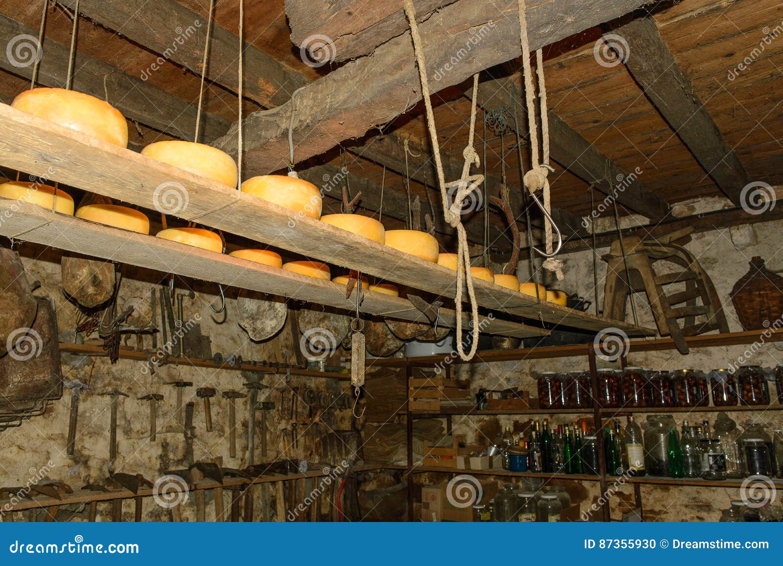 Old cellar stock photo. Image of barrel, storage, basement - 87355930