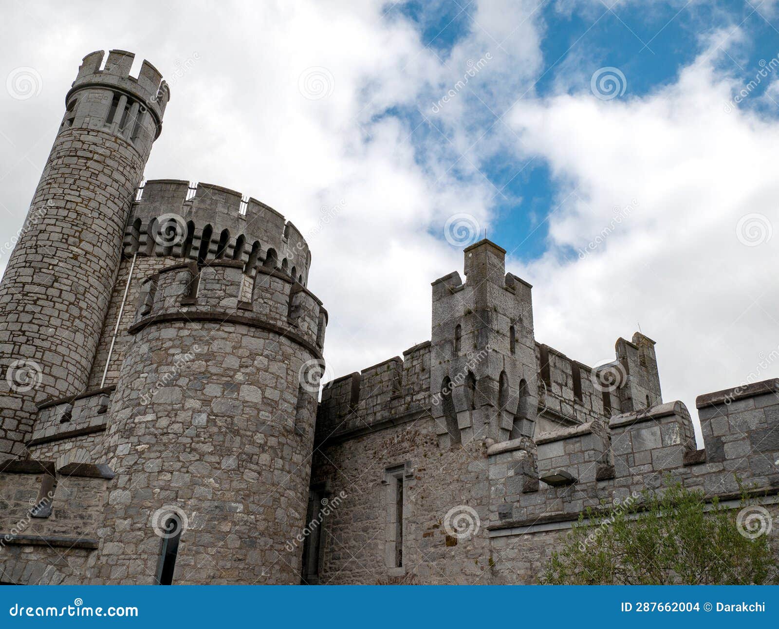 Old Celtic Castle Tower, Blackrock Castle in Ireland. Blackrock ...
