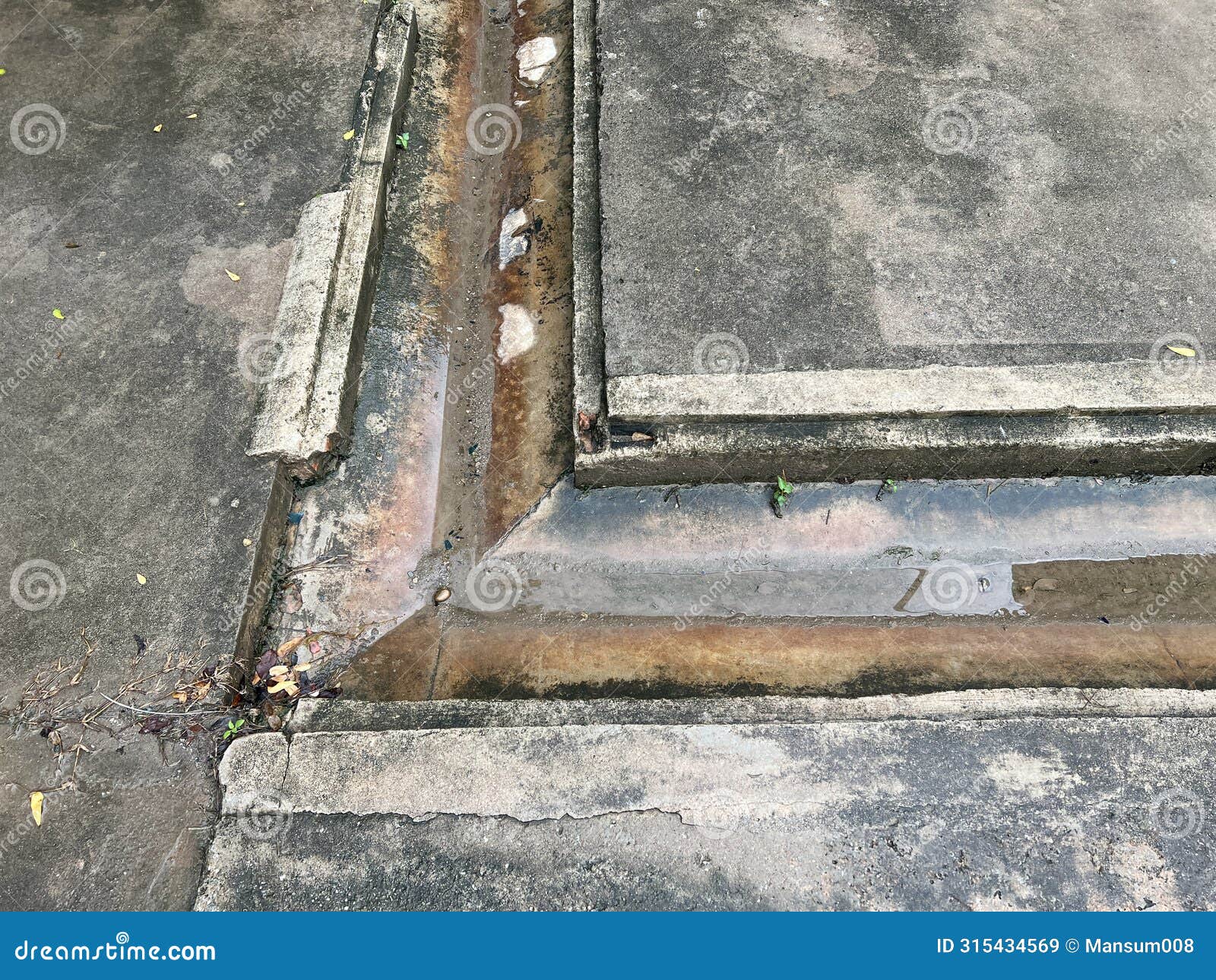 Old Cement Building Floor Texture Stock Image - Image of damaged ...