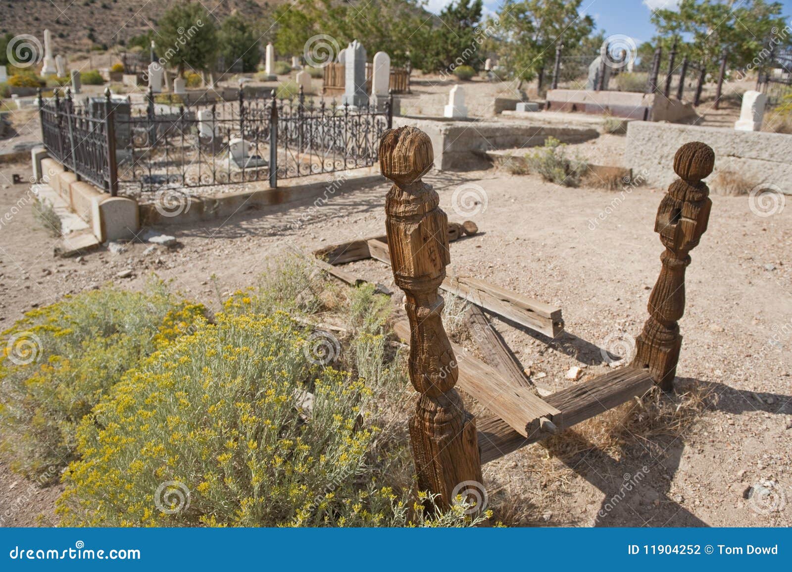 Old cemetery stock photo. Image of derelict, posts, sandy - 11904252
