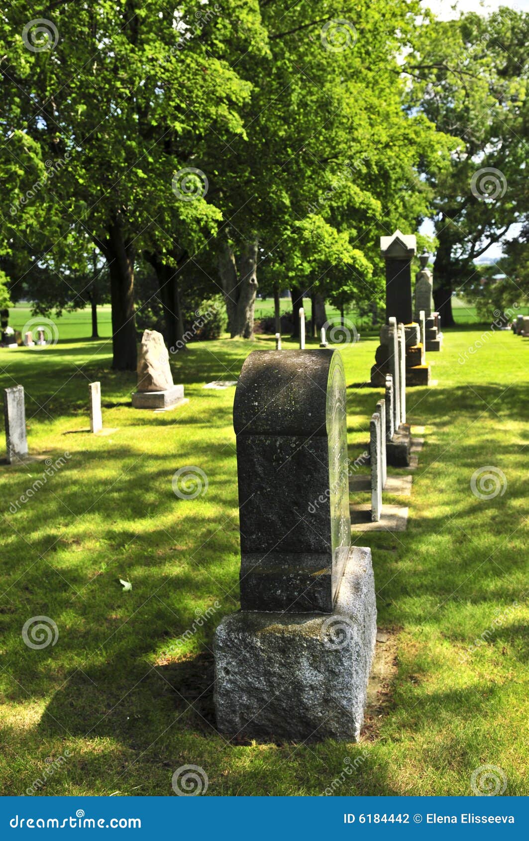 Old cemetery stock photo. Image of memorials, tombstones - 6184442