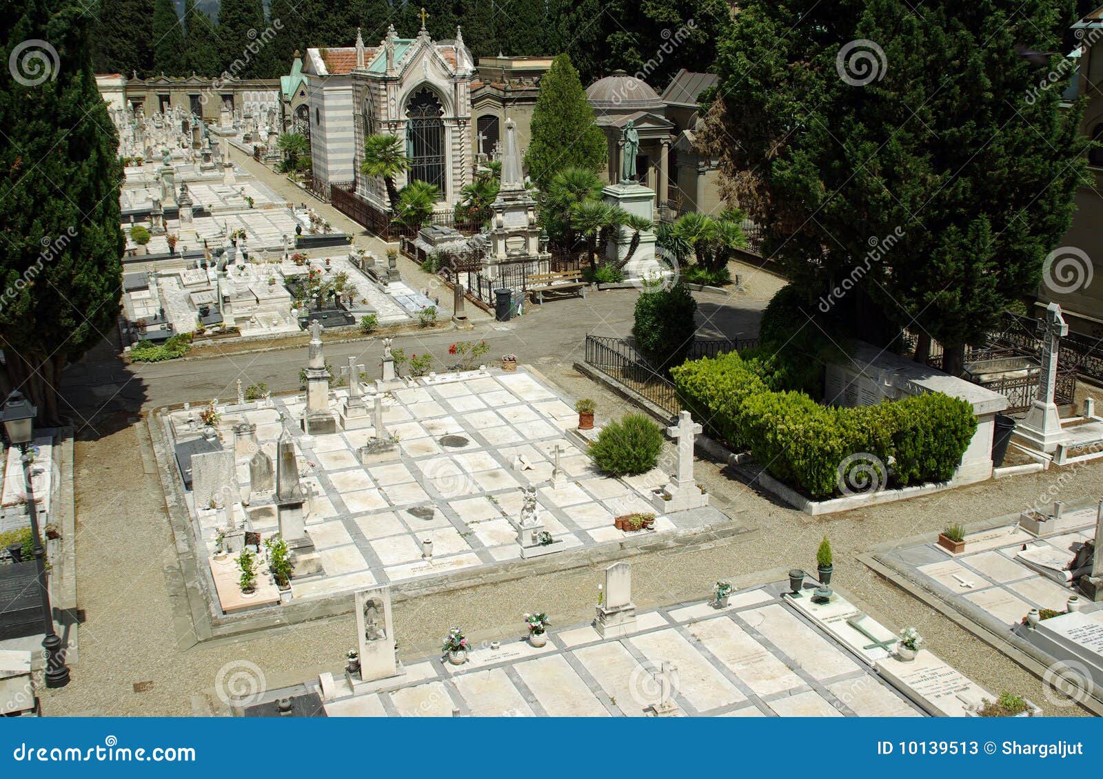 Old Cemetery, Florence - Italy Stock Image - Image of cemetery ...