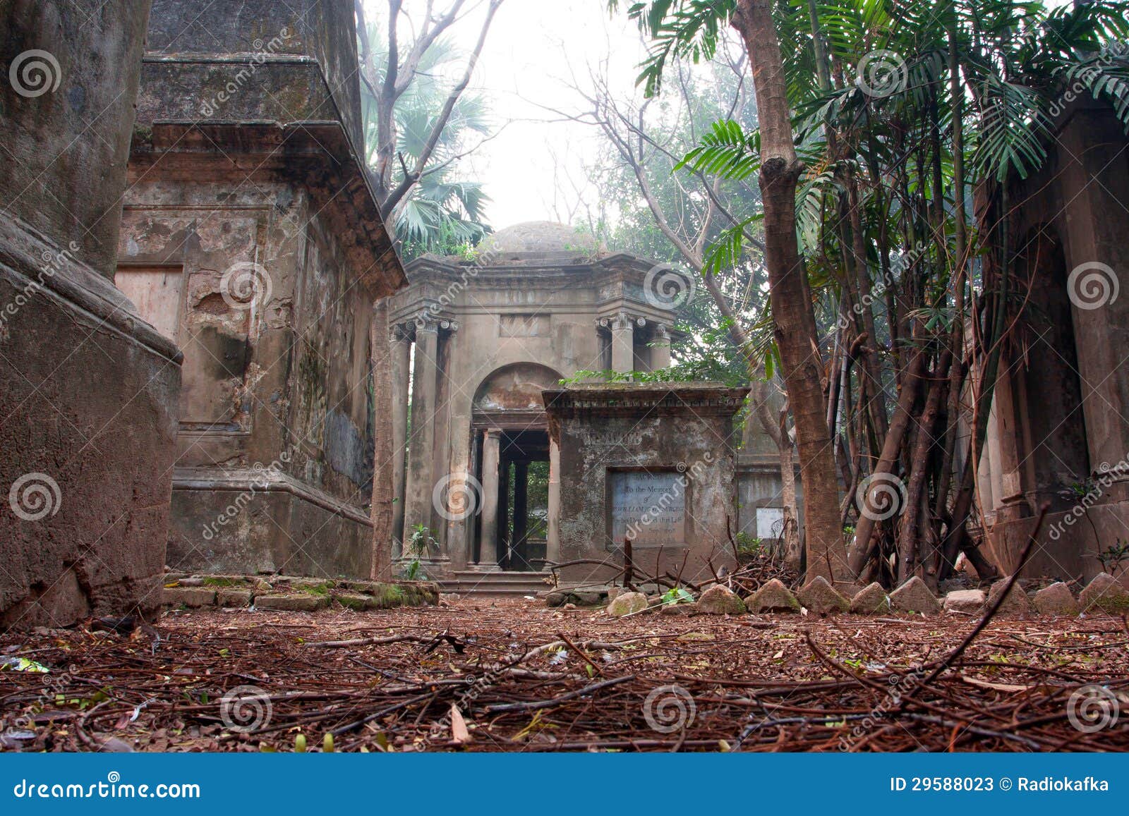 Old Cemetery in India editorial stock photo. Image of historical - 29588023