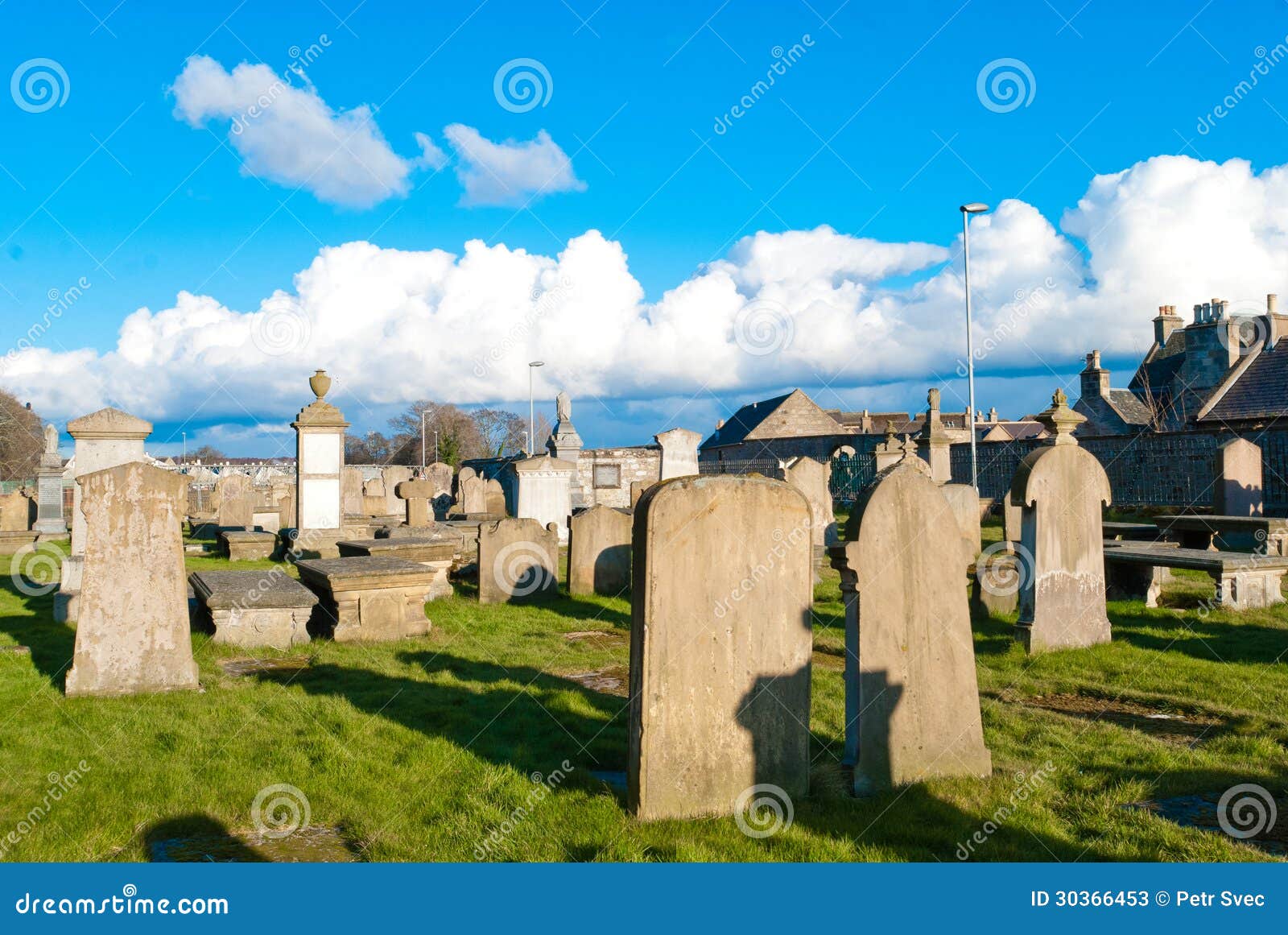 Old cemetery in Scotland stock image. Image of green - 30366453