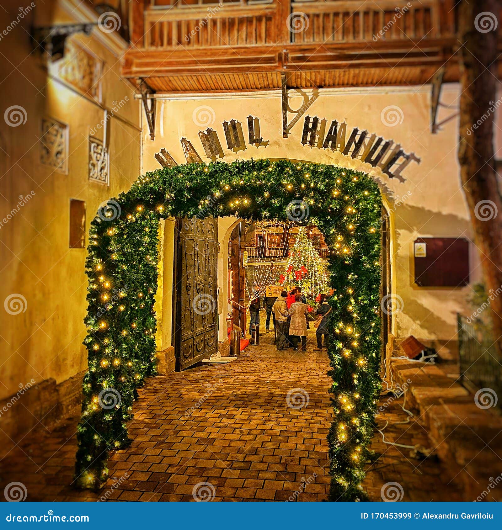 Hanul lui Manuc stock image. Image of oldcity, manuc - 170453999