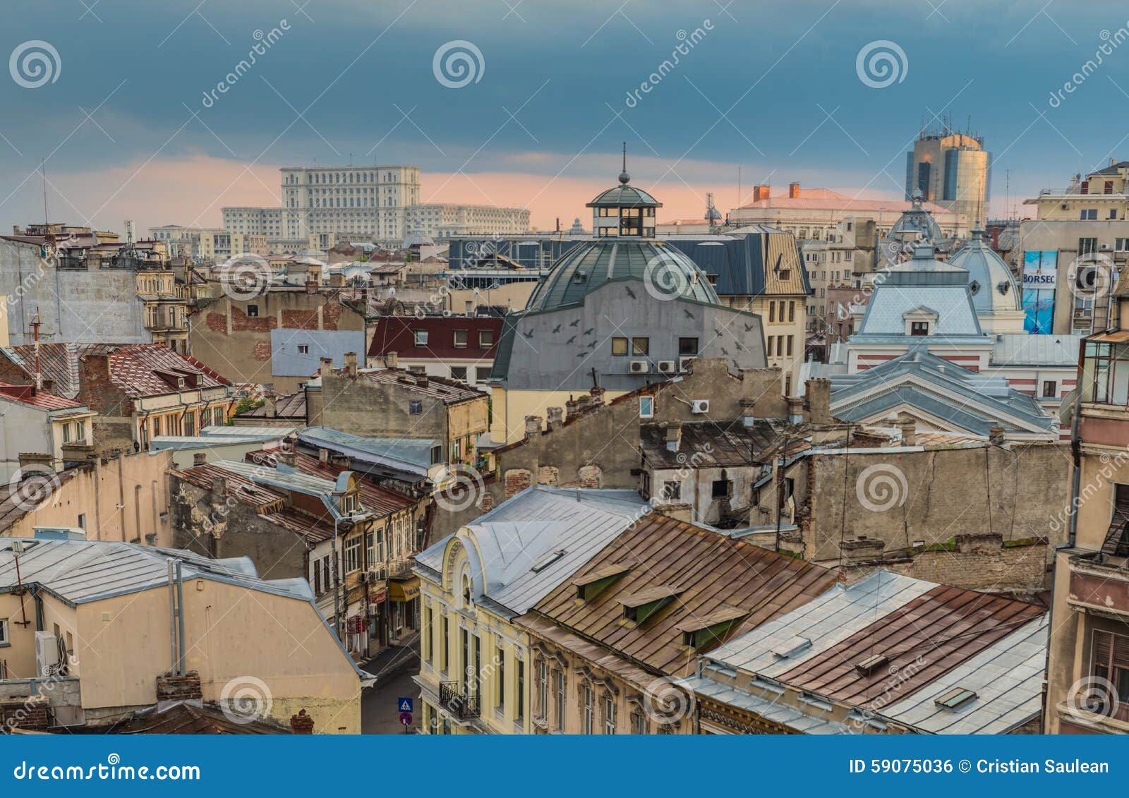 Old center of Bucharest editorial photo. Image of classic - 59075036