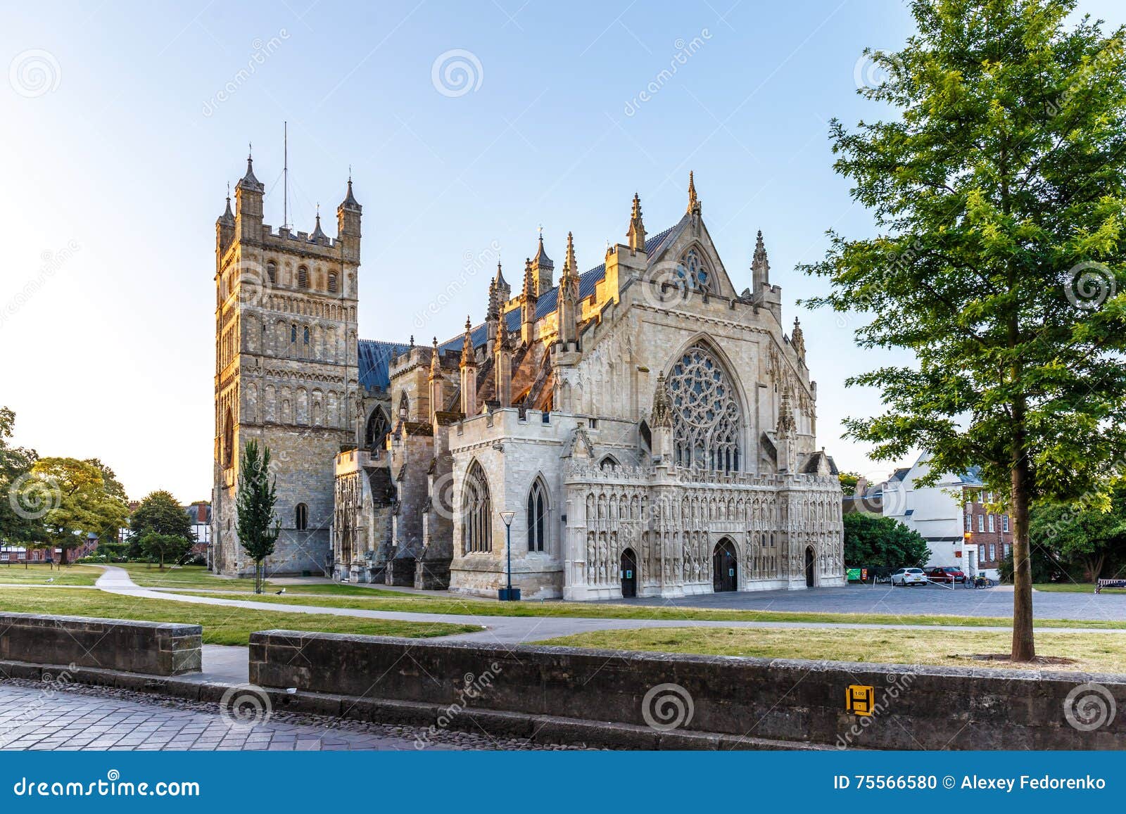 Old Center of Exeter (Devon) Stock Photo - Image of historic, europe ...