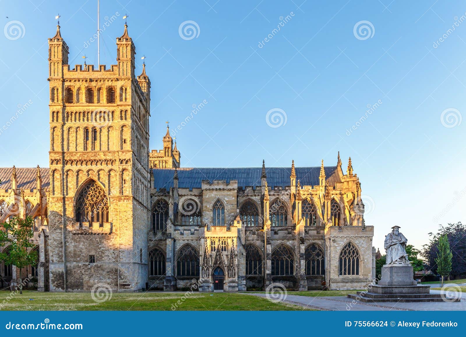 Old Center of Exeter (Devon) Stock Photo - Image of devon, geotagged ...