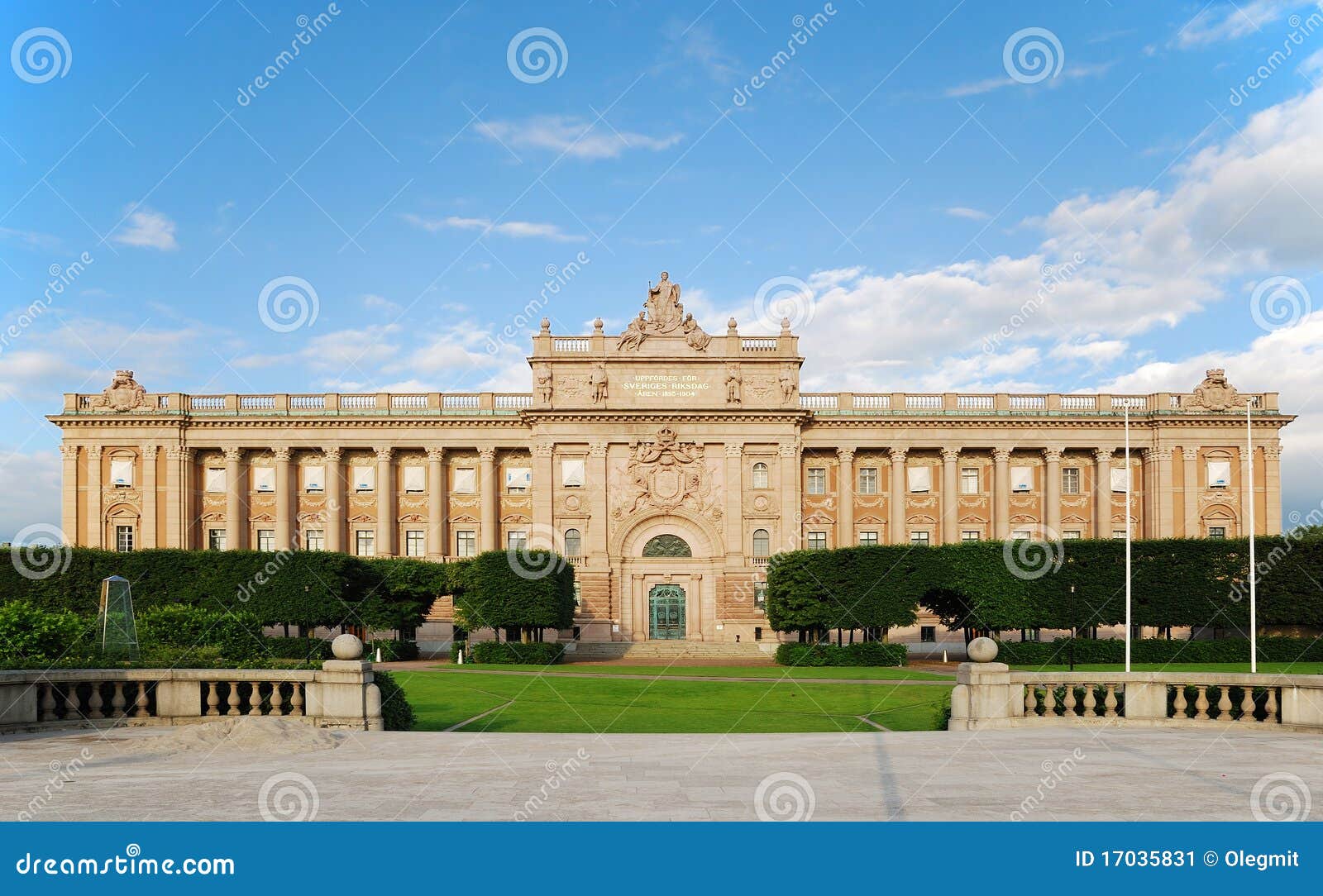 Old center of Stockholm. stock image. Image of swedish - 17035831