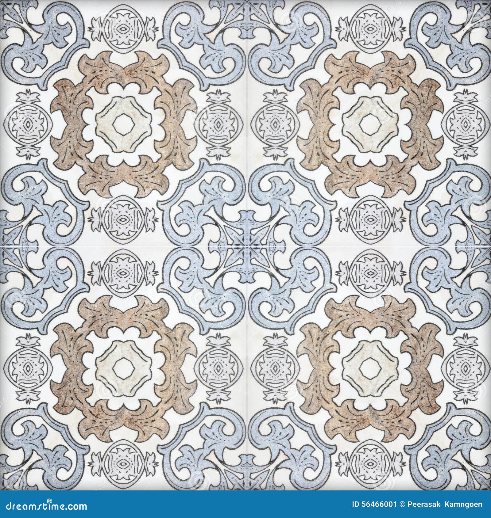 Old ceramic tiles patterns stock illustration. Illustration of ...