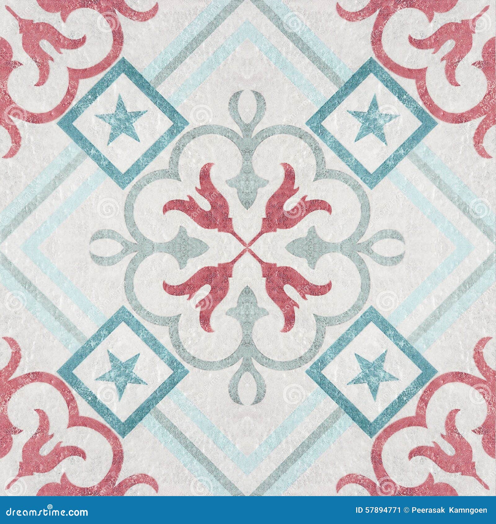 Old ceramic tiles patterns stock illustration. Illustration of texture ...