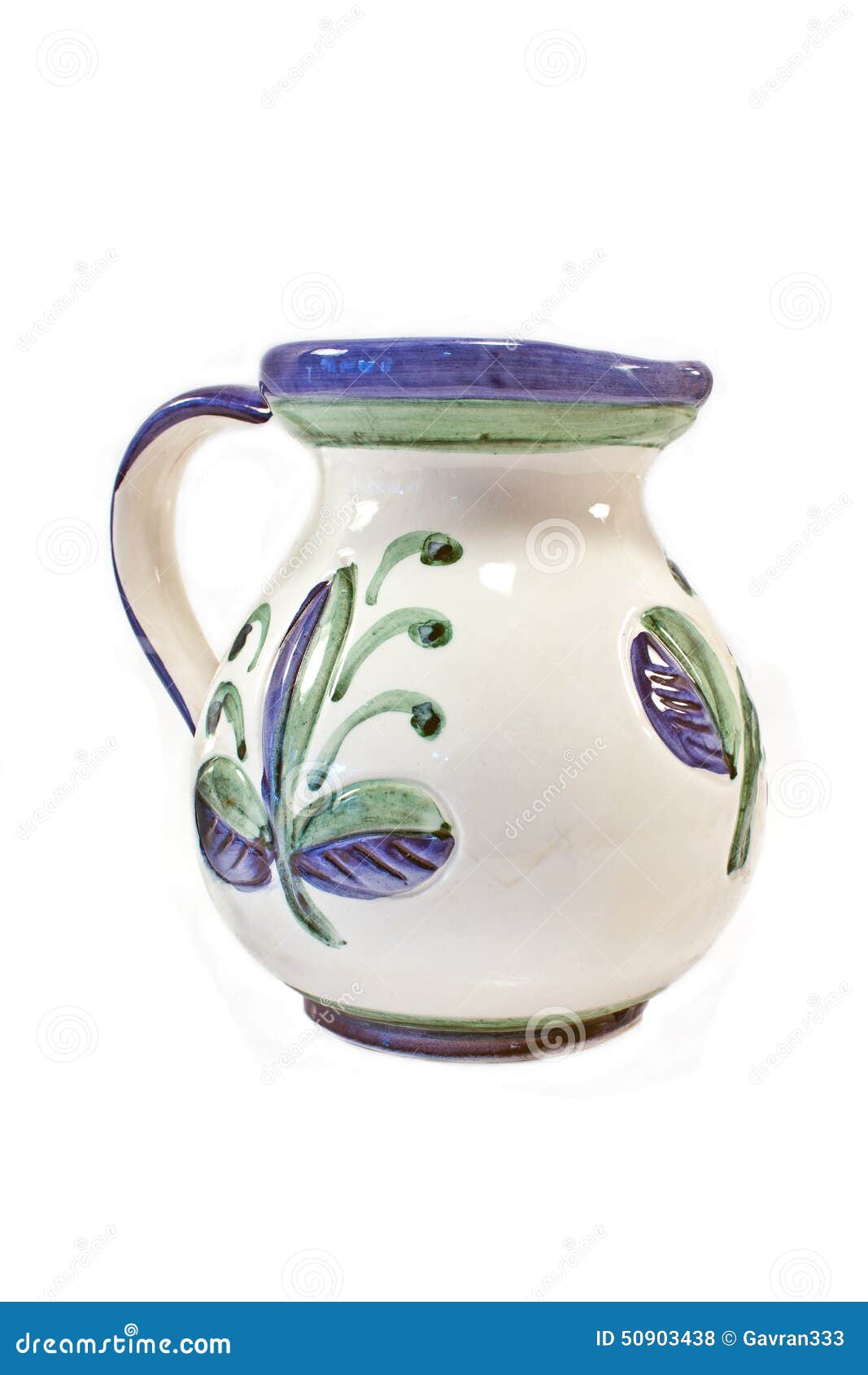 Old ceramic water pitcher stock photo. Image of creamer - 50903438