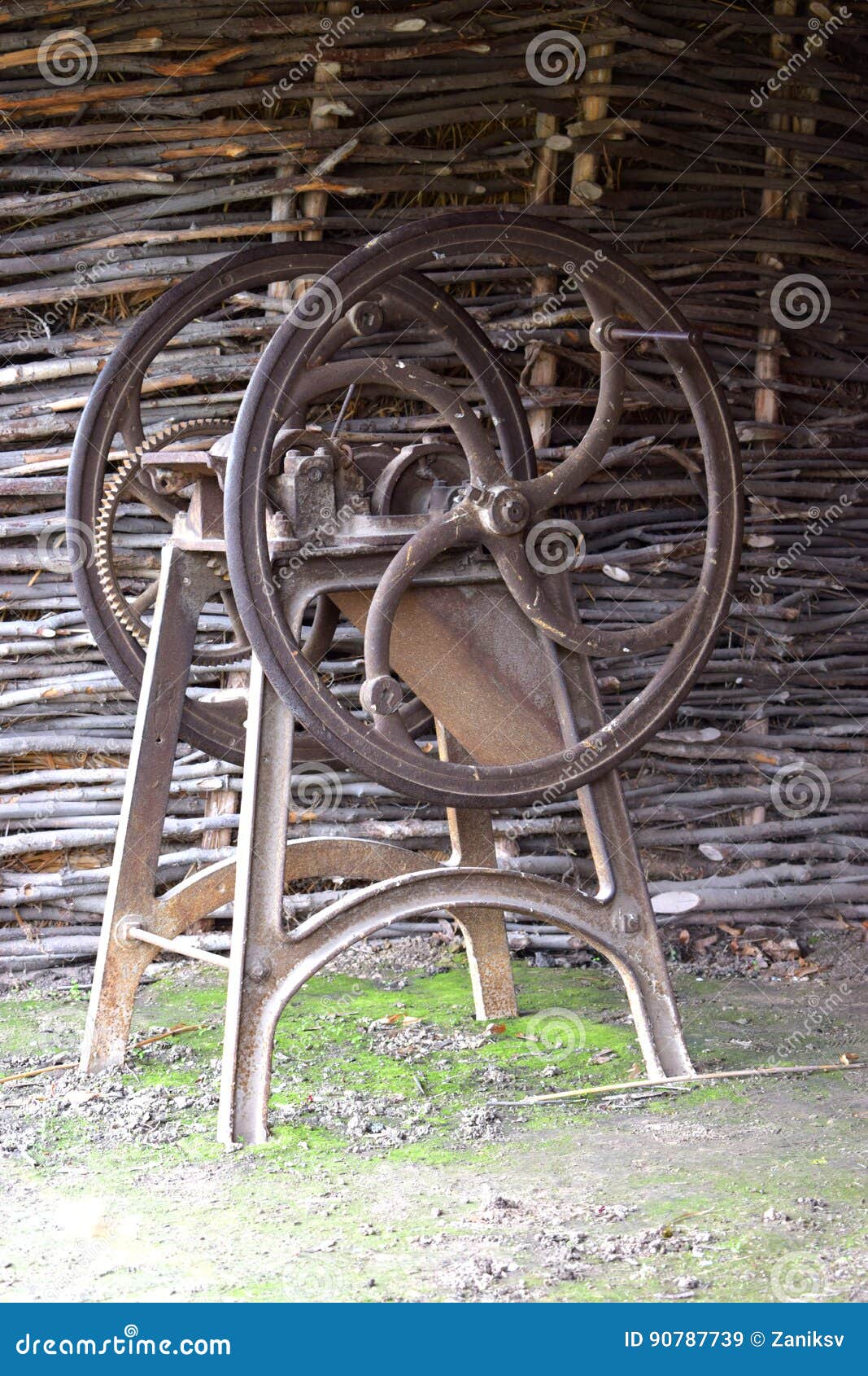 Old chaff-cutter stock image. Image of chaff, trail, cutter - 90787739