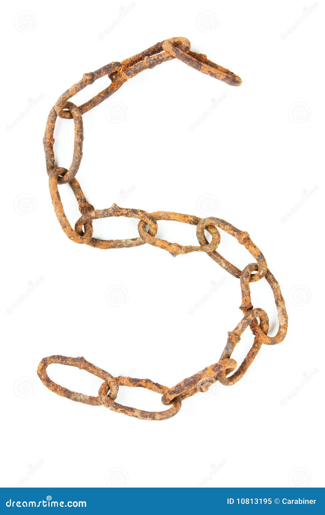 Old chain stock image. Image of rust, rusty, steel, brown - 10813195