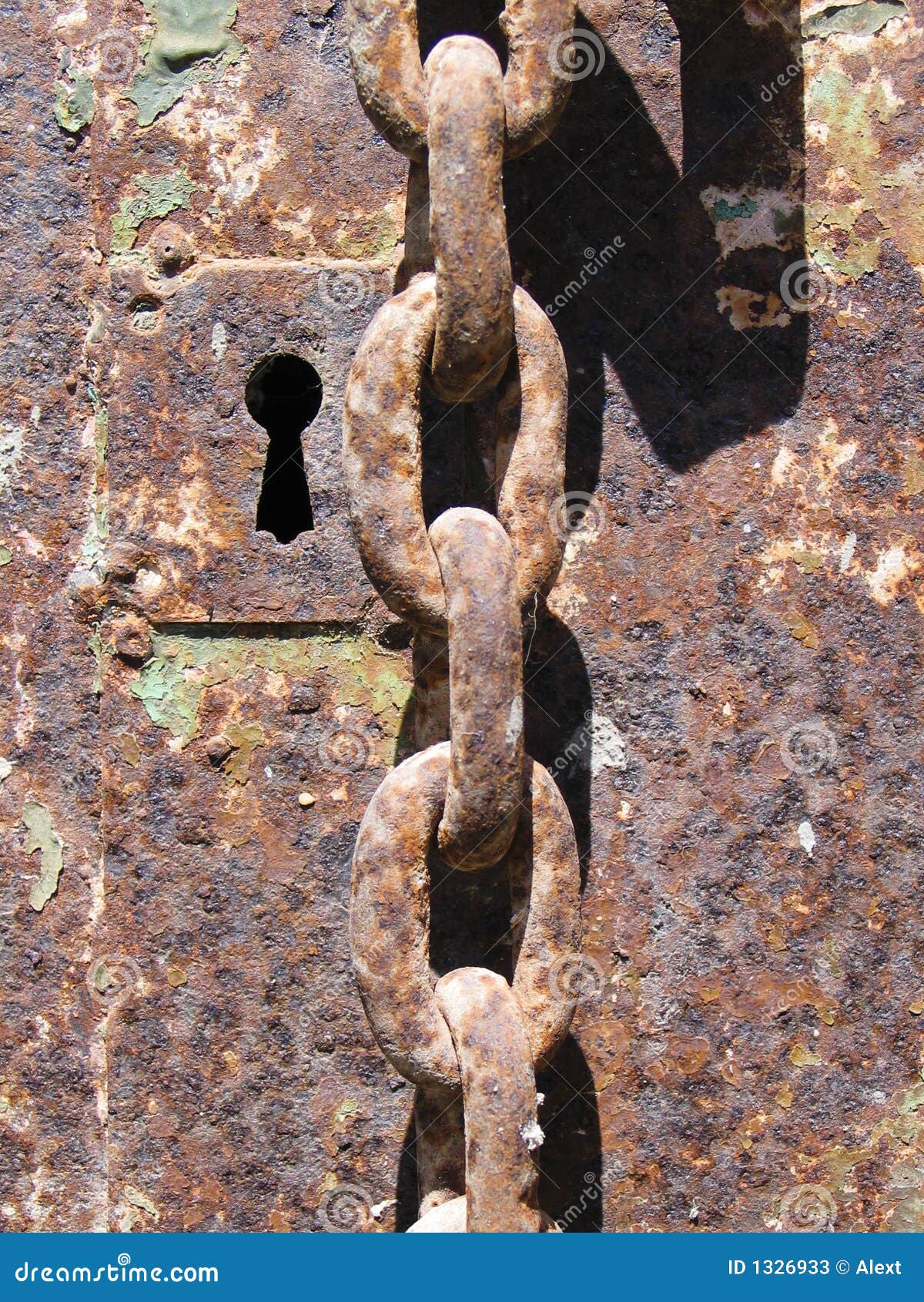 Old Chain stock image. Image of secure, keyhole, security - 1326933