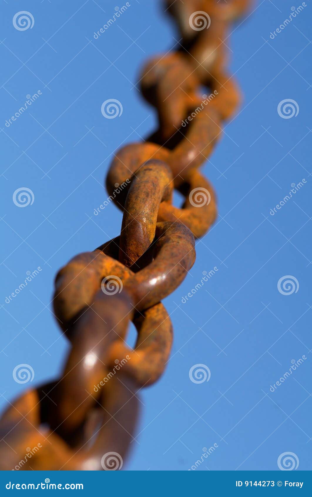 Old chain stock image. Image of oxidation, metallic, link - 9144273