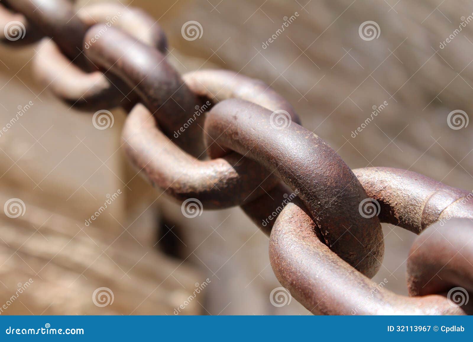 Old Chain stock image. Image of detail, iron, rusty, nautical - 32113967