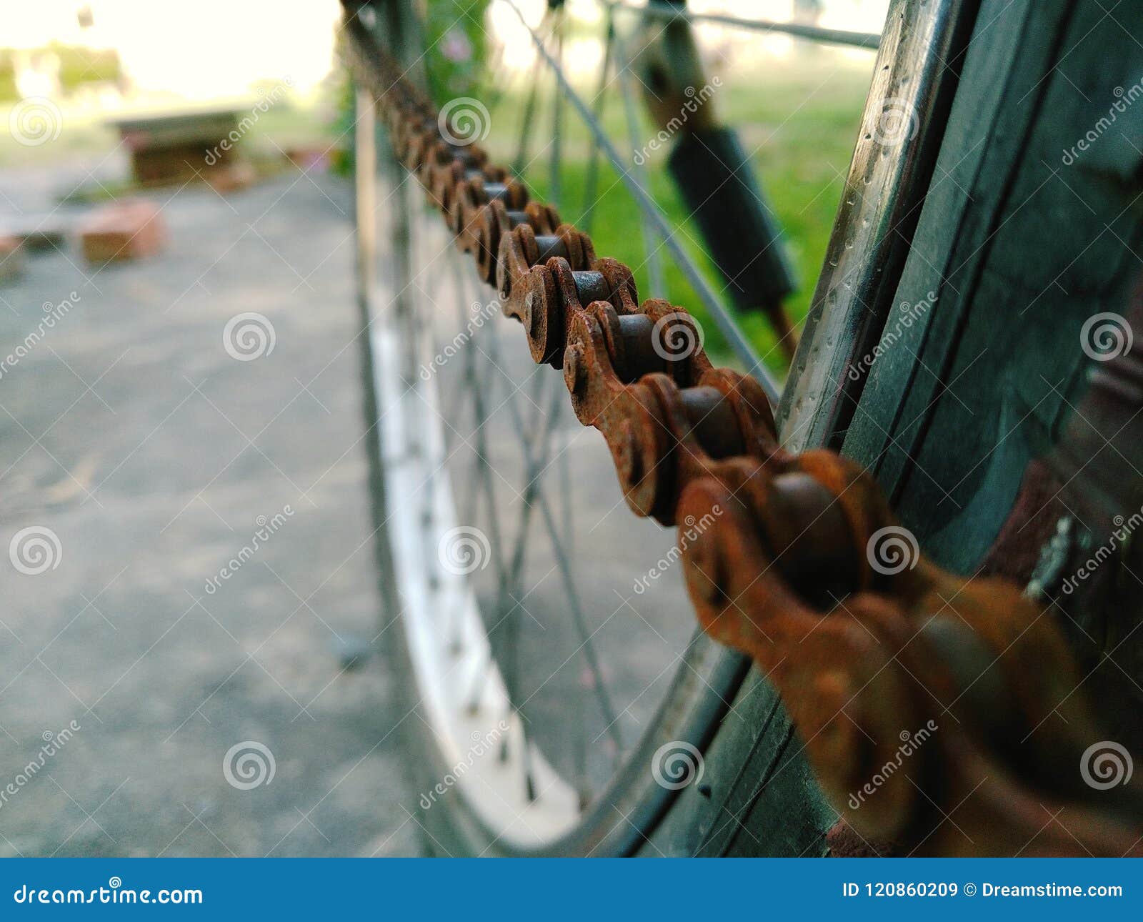 Old chain stock image. Image of guys, chain, cycle - 120860209