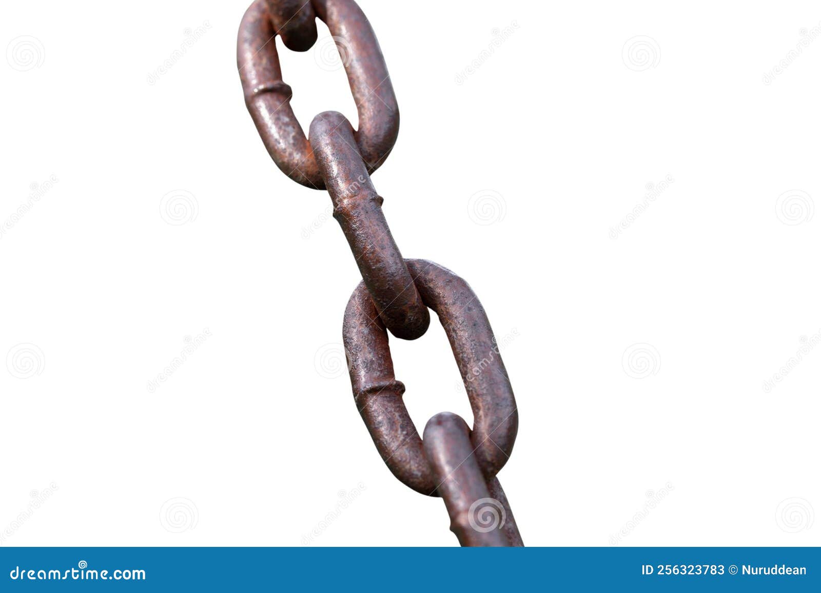 Old Chain Isolated on White Background - Clipping Paths Stock Image ...