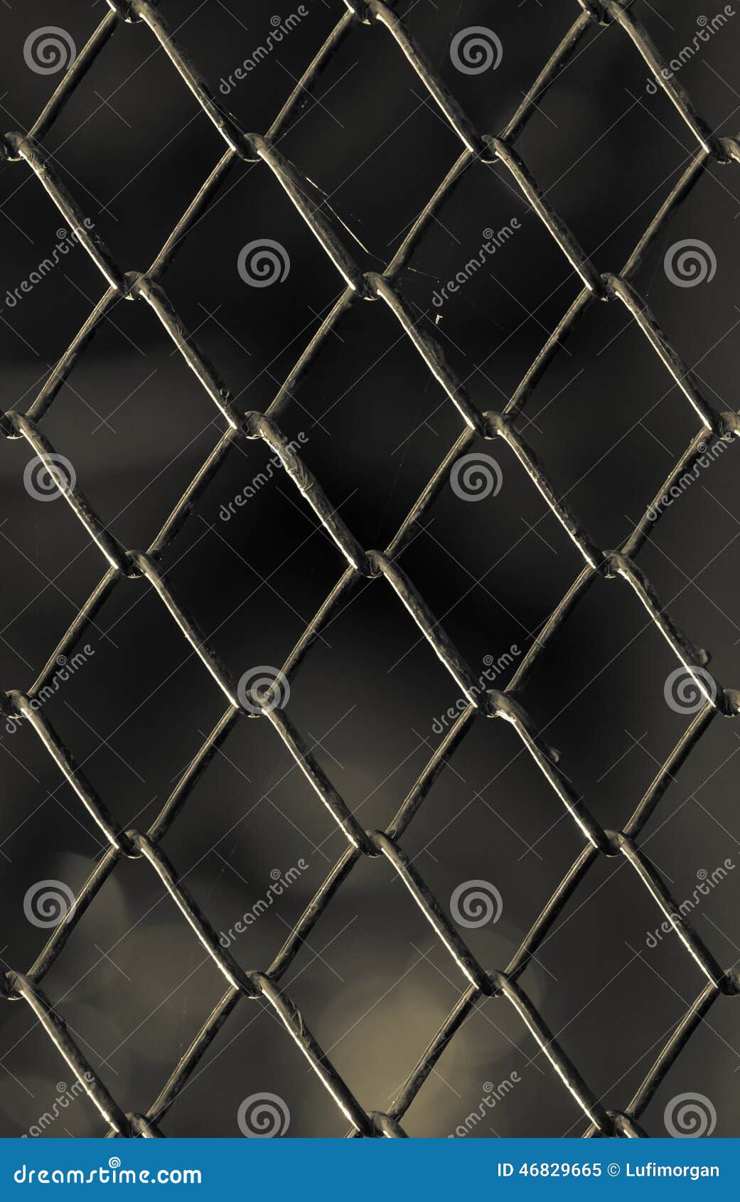 Old chain link fence stock image. Image of grid, mesh - 46829665
