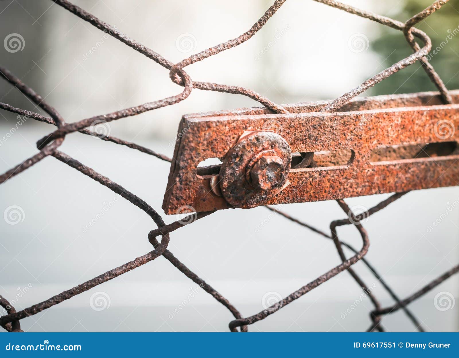 Old chain link fence stock image. Image of metallic, pattern - 69617551