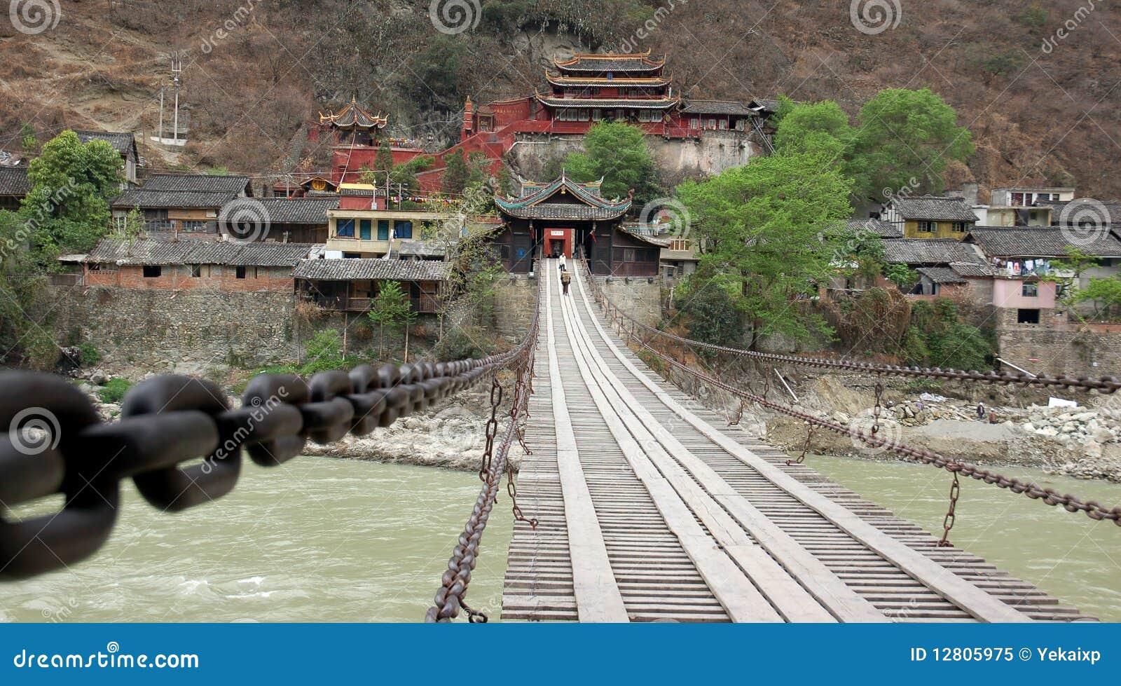Old chainbridge stock image. Image of full, meaning, china - 12805975