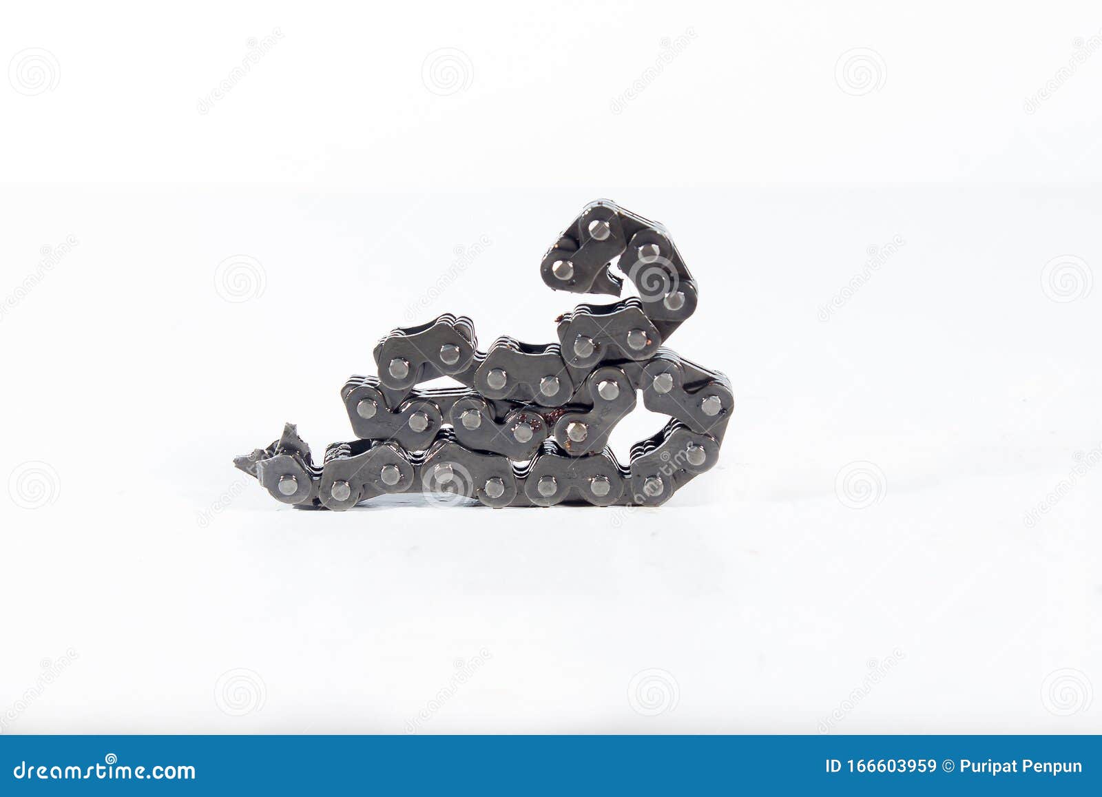Old Chains Inside the Motorcycle Engine Stock Image - Image of internal ...