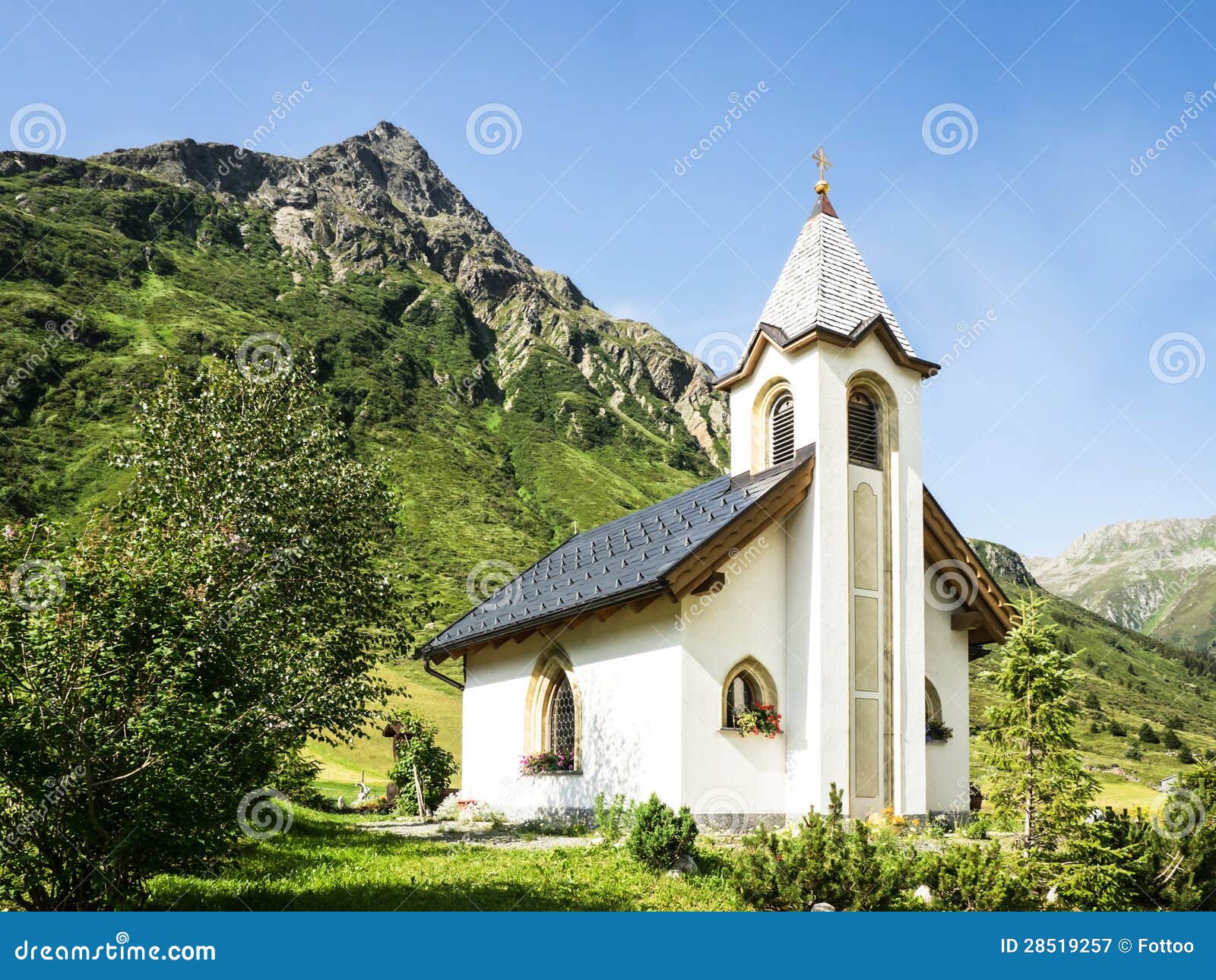 Old chapel stock image. Image of outdoors, landscaped - 28519257