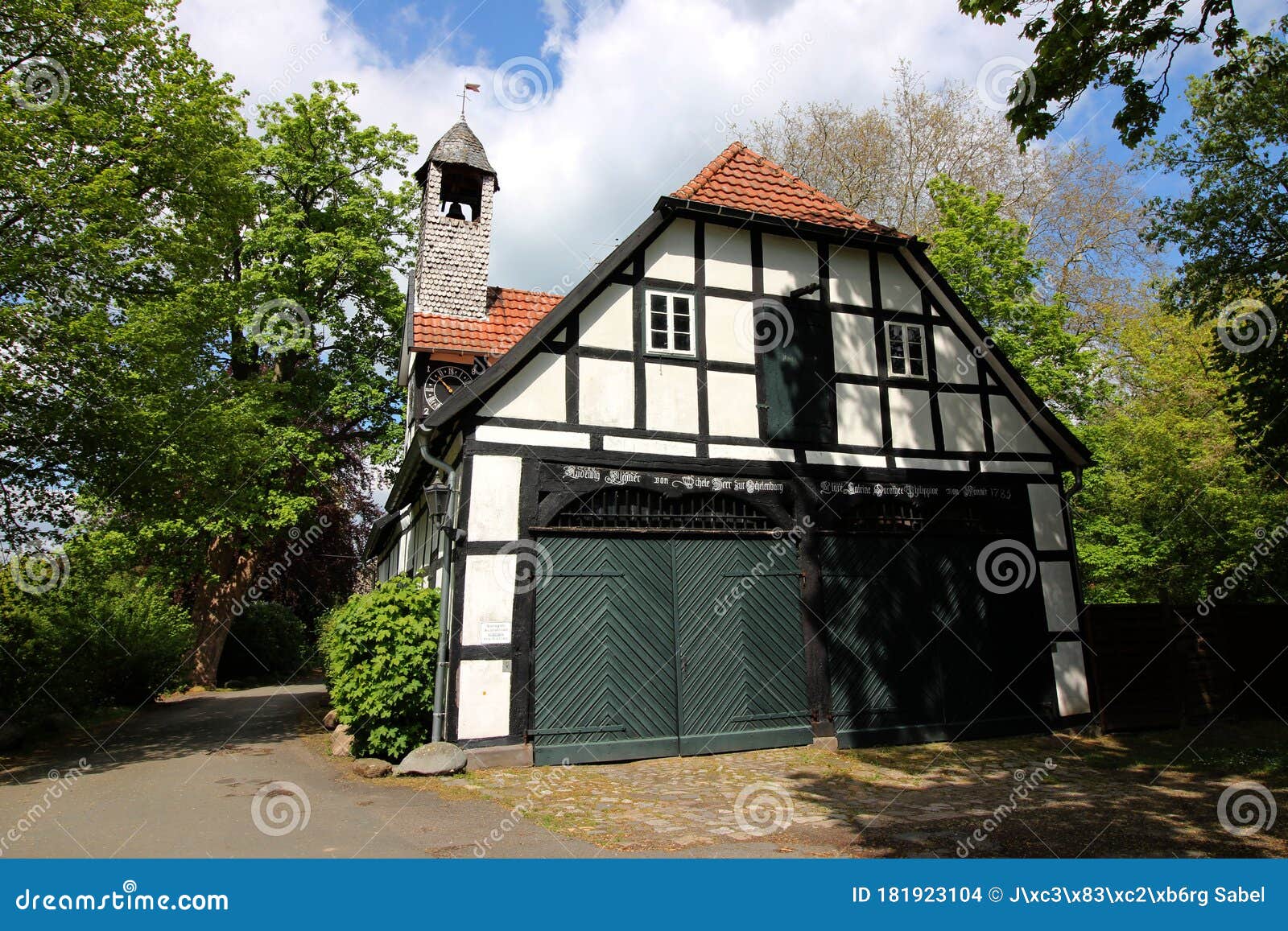 A old chapel in Germany stock photo. Image of district - 181923104