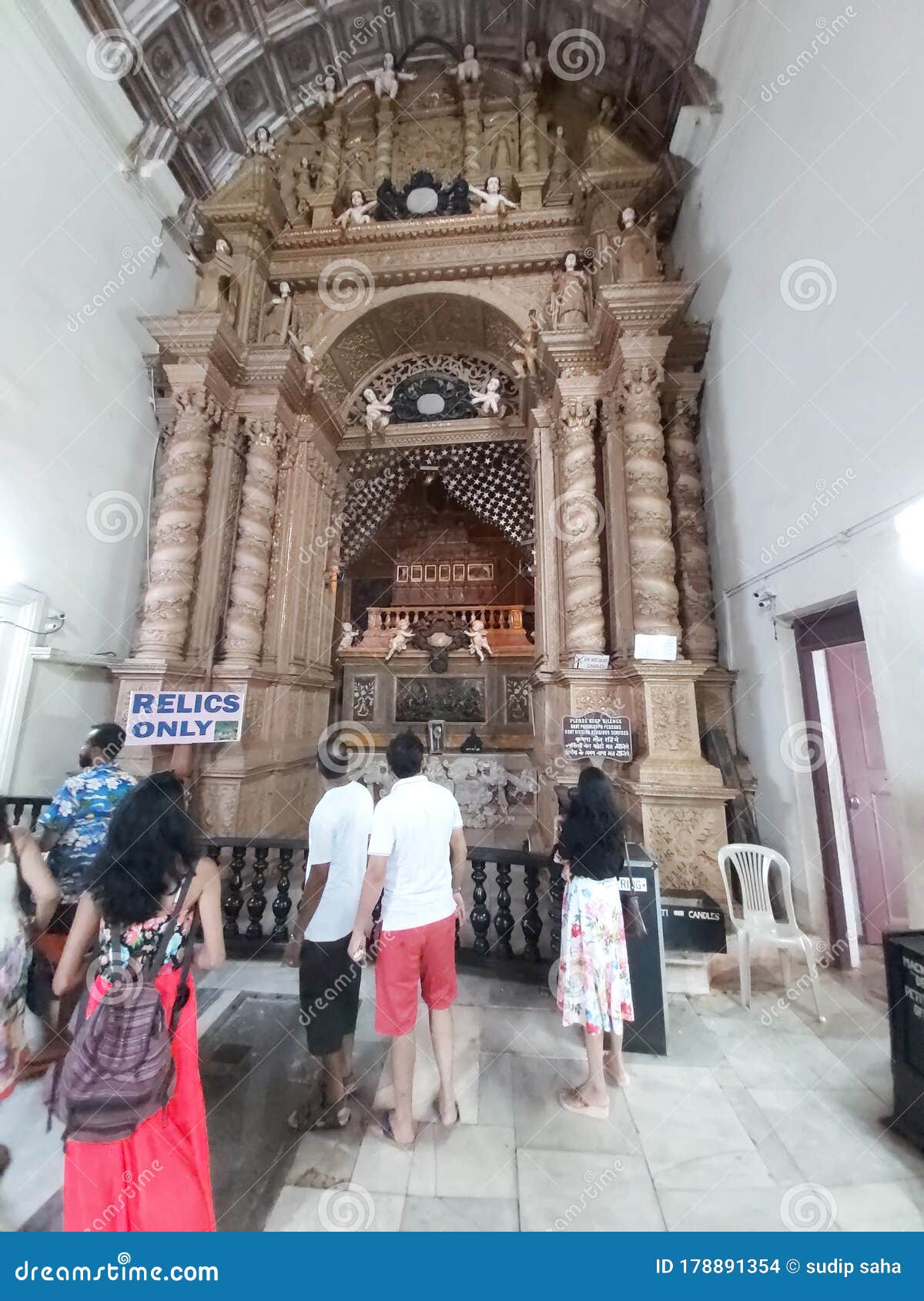 Old charch in goa editorial stock image. Image of wood - 178891354