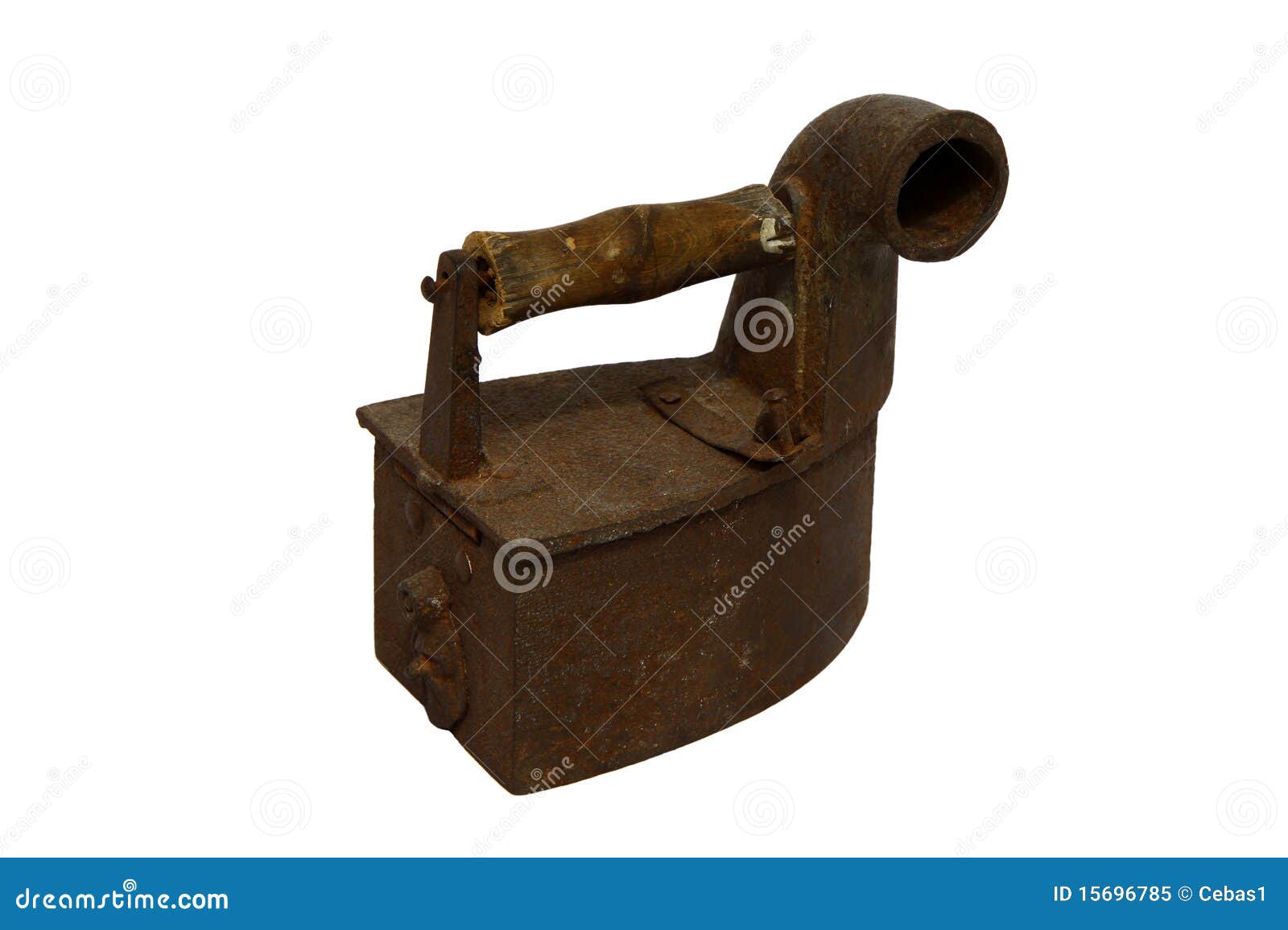 Old charcoal iron stock image. Image of charcoal, heavy - 15696785