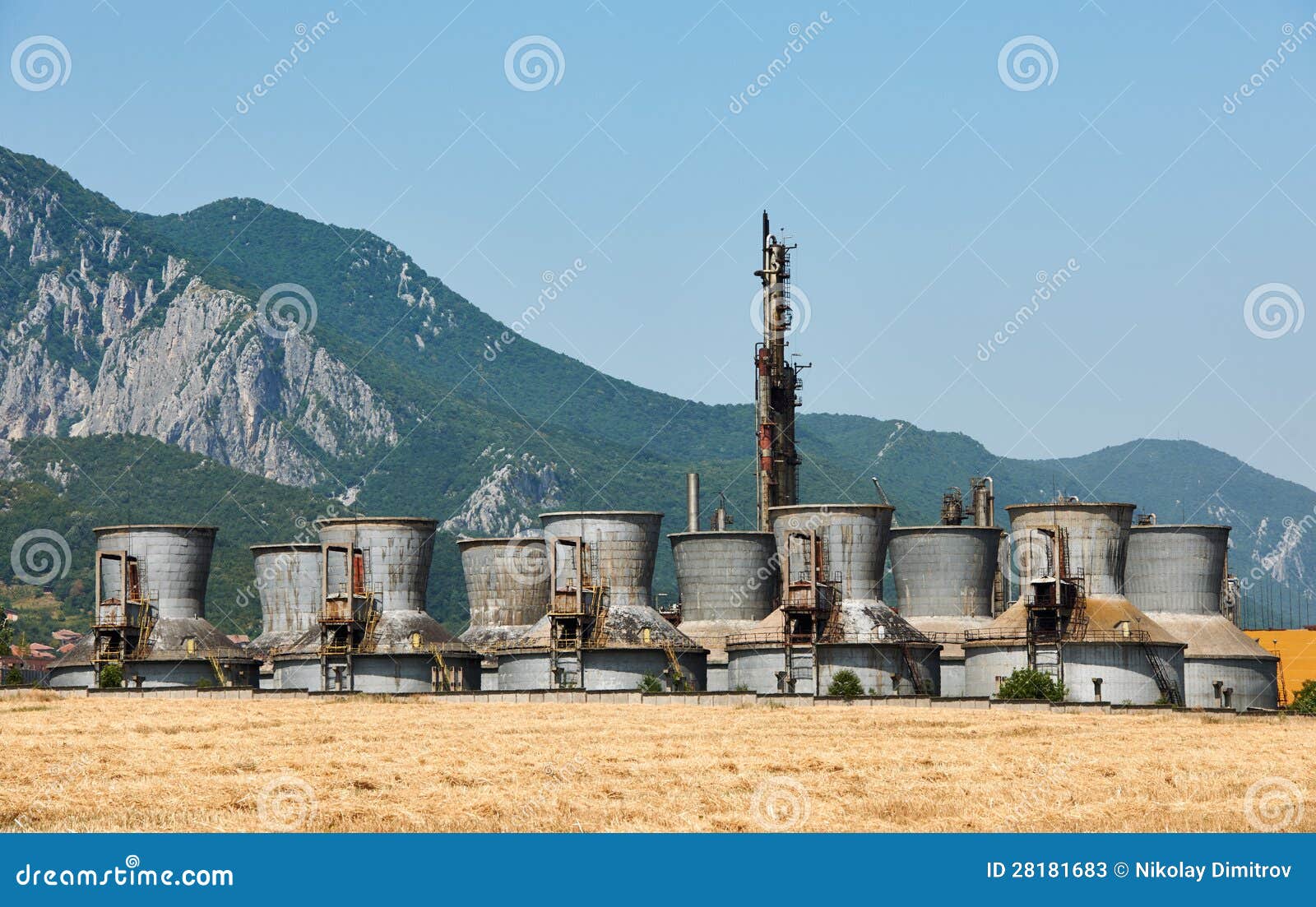 Old chemical plant stock image. Image of environment - 28181683