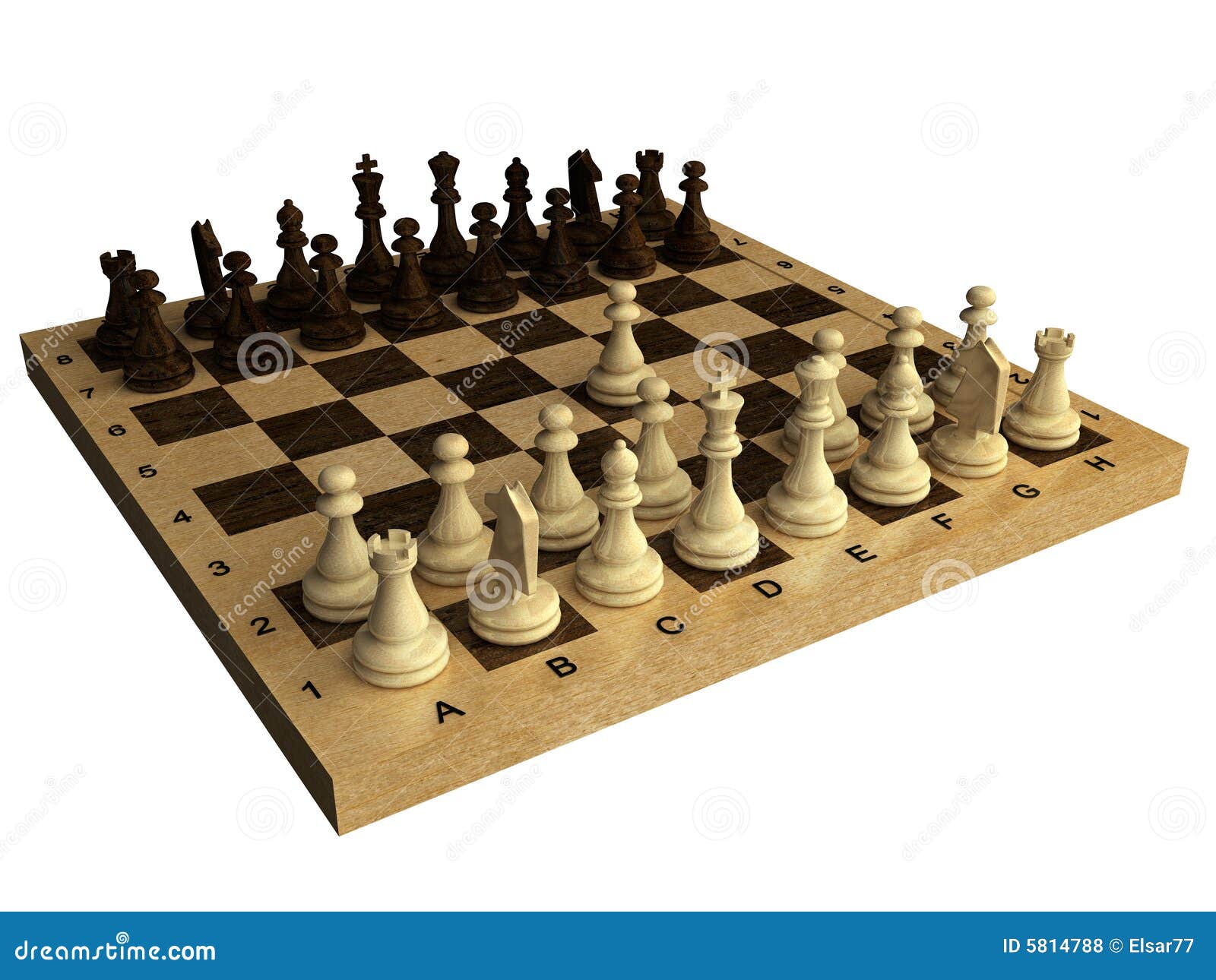 Old Chess Picture. Image: 5814788