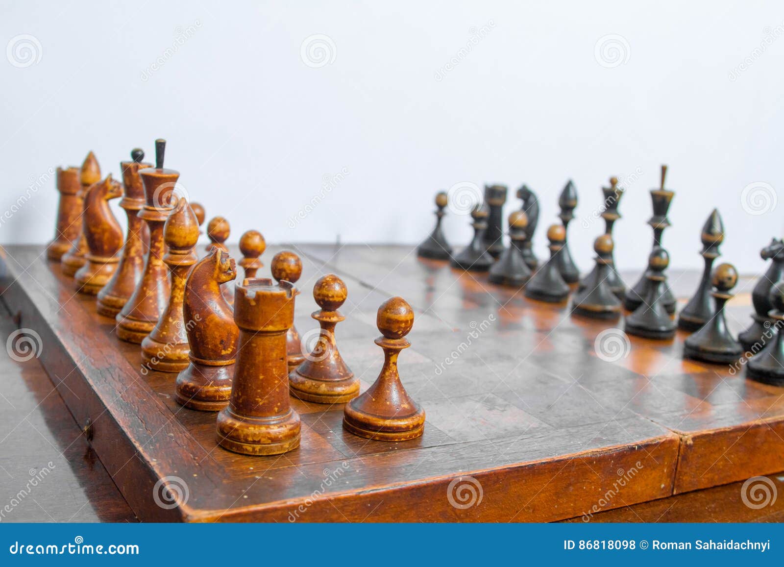 Old chess Board. stock photo. Image of glass, knight - 86818098