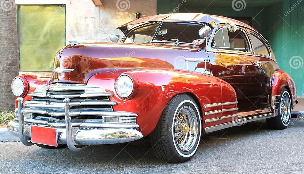 Old Chevrolet Car stock image. Image of road, antique - 29133155