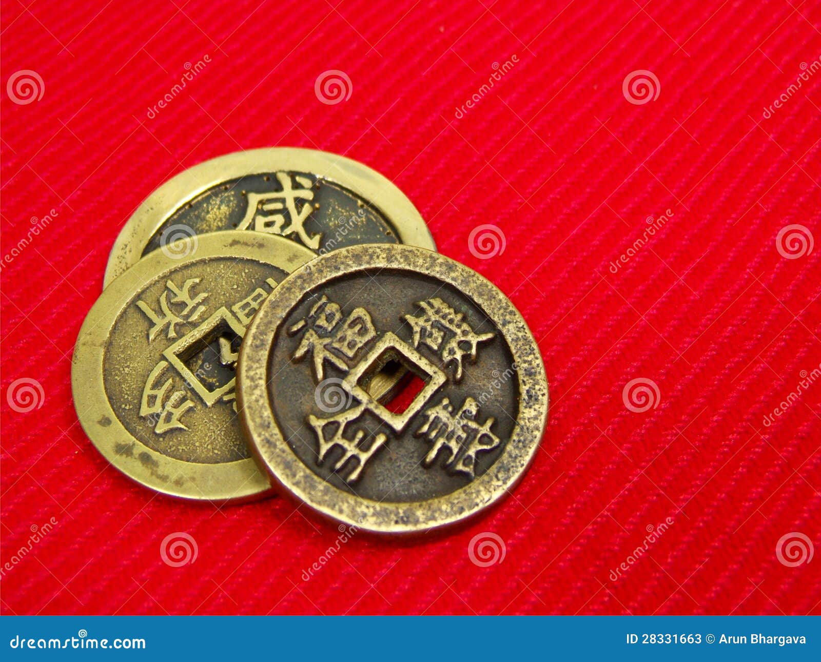 Old China Coins stock image. Image of ancient, cash, fengshui - 28331663