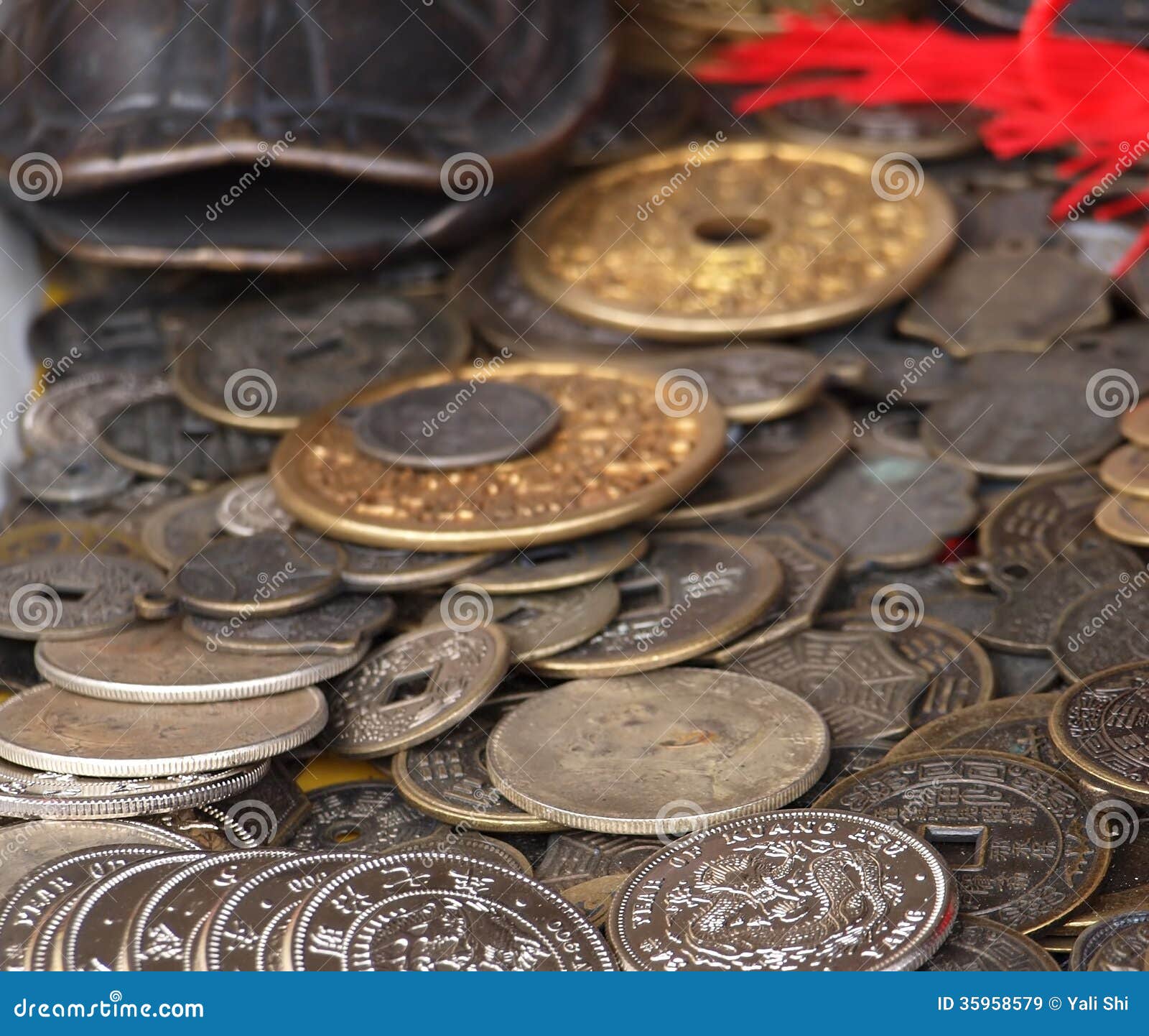 Old Chinese Coins stock image. Image of symbol, writing - 35958579
