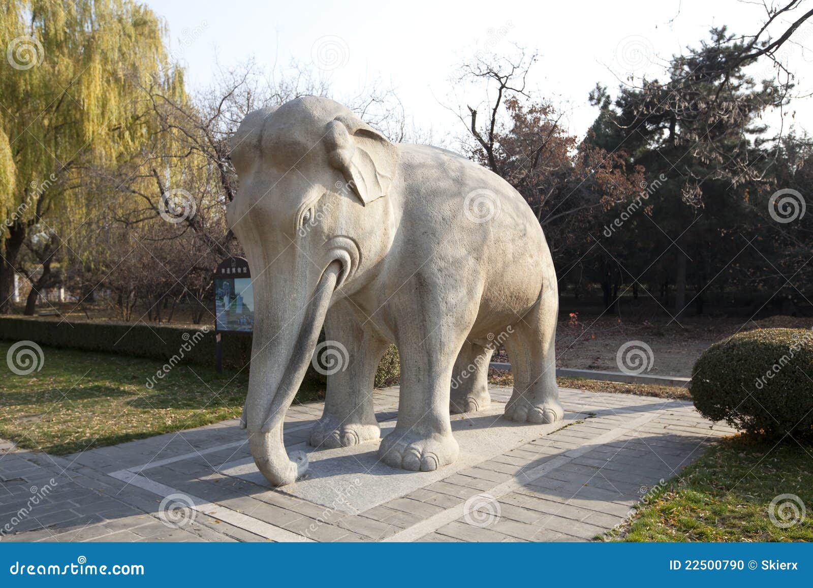 Old Chinese Elephant Statue Stock Photo - Image of beijing, ming: 22500790