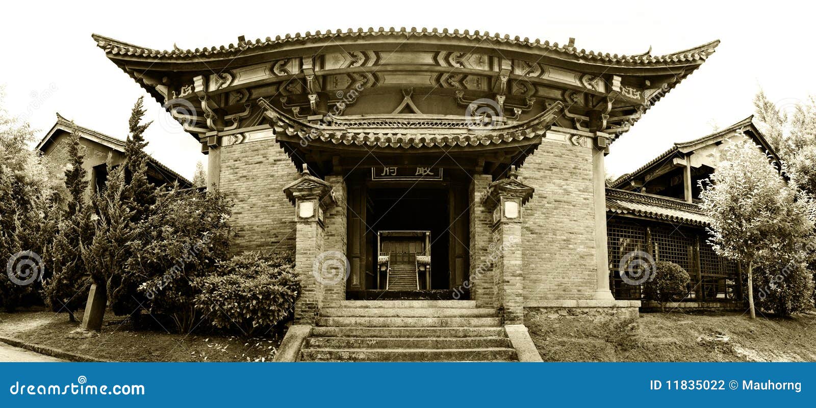 Old Chinese House stock photo. Image of brick, brown - 11835022