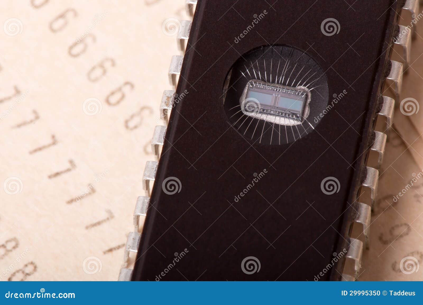 Electronic chip stock photo. Image of electricity, data - 29995350
