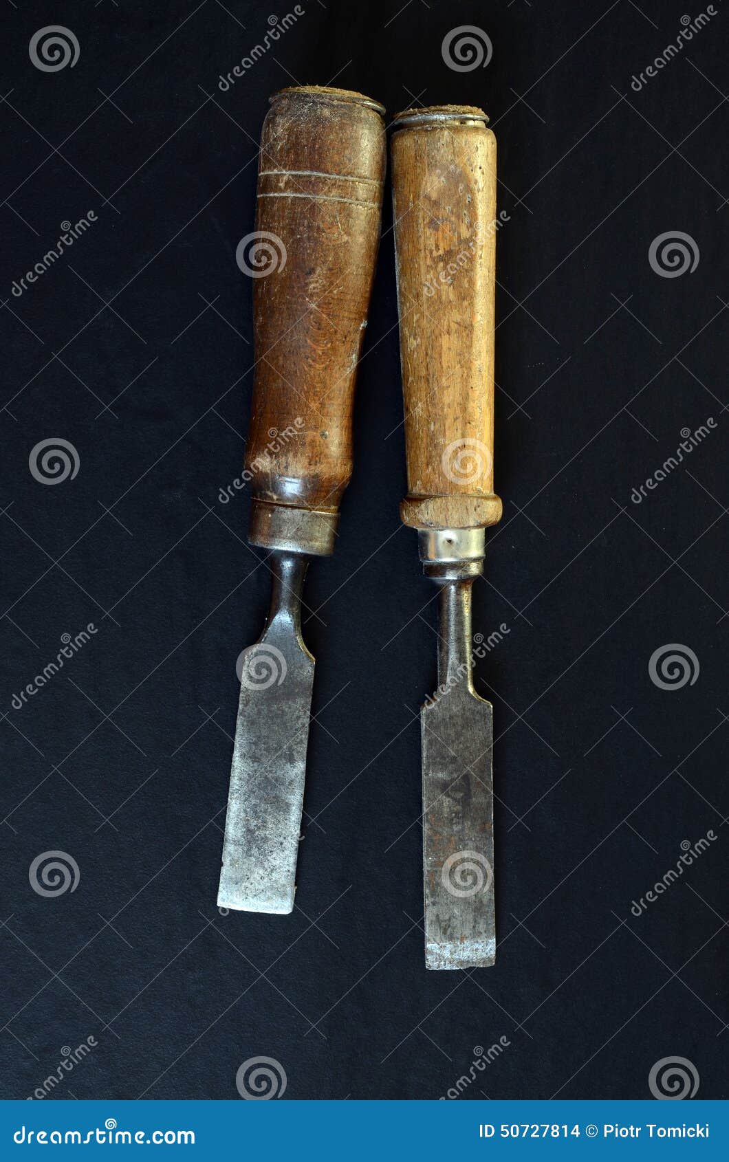 Old chisel on a table stock photo. Image of chisel, improvement - 50727814
